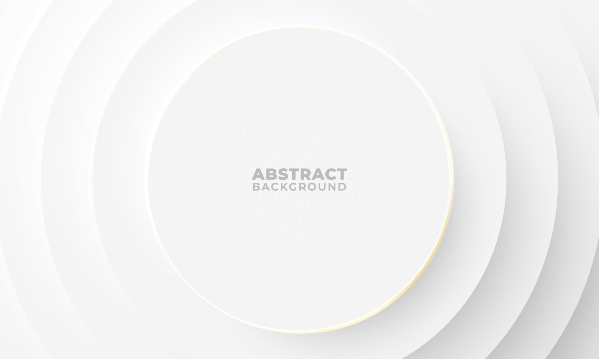 Minimalist and elegant modern white or light silver background. Abstract circle shape rounded ...