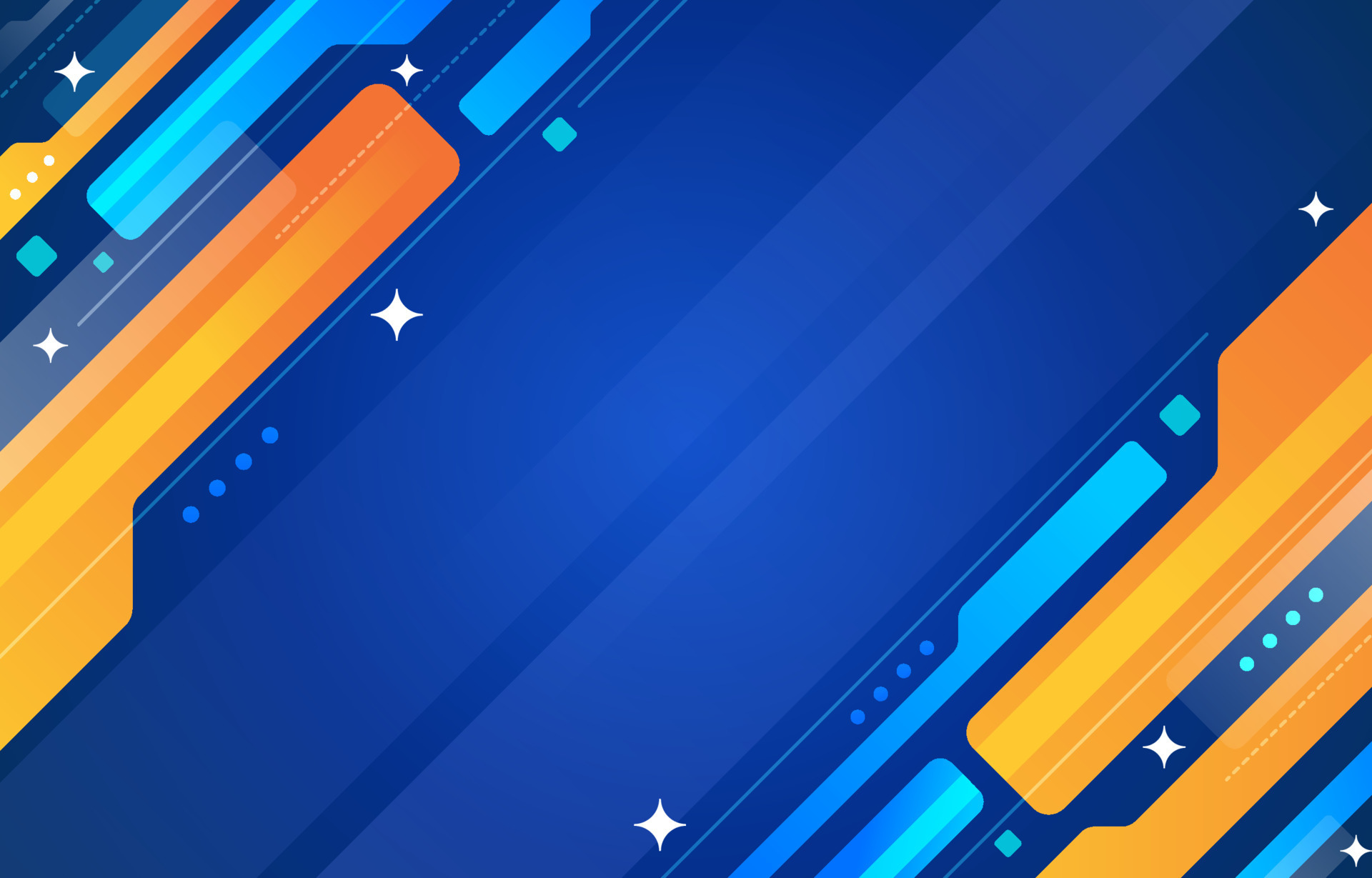 Abstract Blue And Orange Geometric Background 12013453 Vector Art At