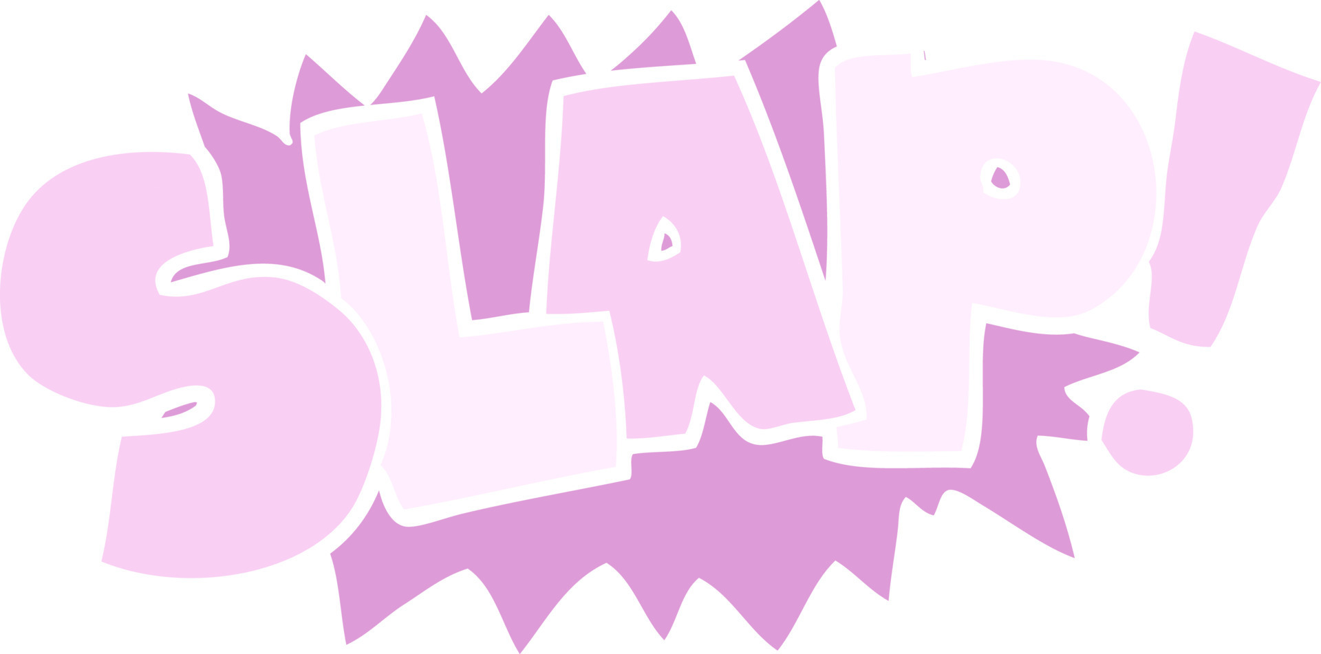 flat color illustration of slap symbol 12016960 Vector Art at Vecteezy