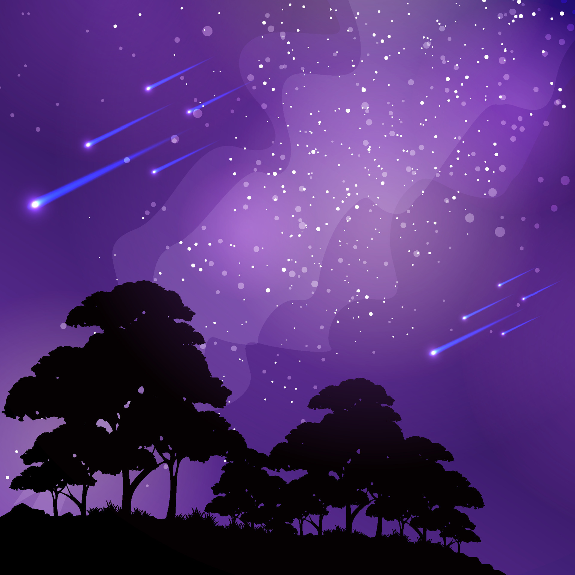 Nature Landscape with Milky Way Background 12024795 Vector Art at Vecteezy