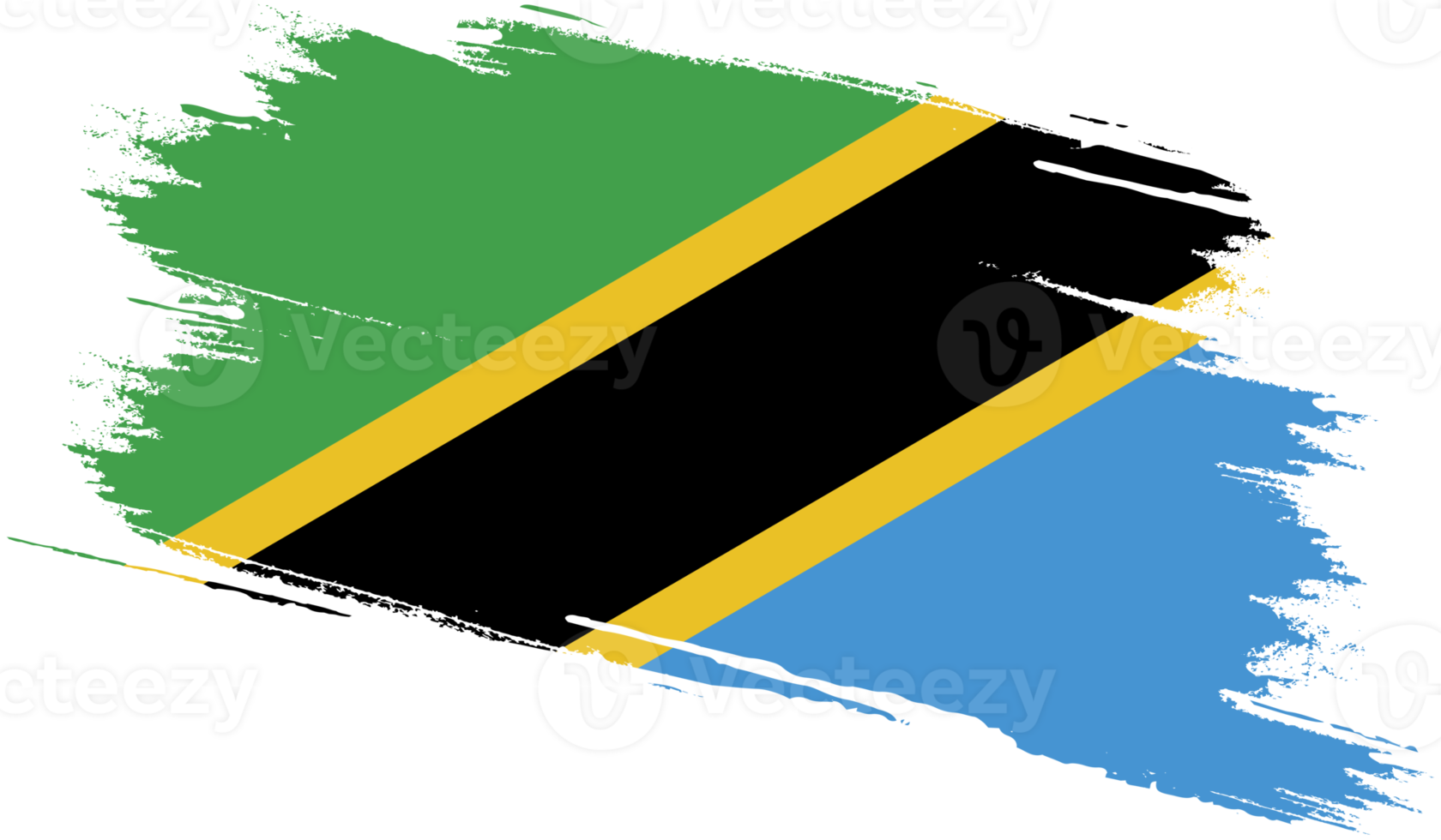 Tanzania Flag With Grunge Texture 12025194 Png