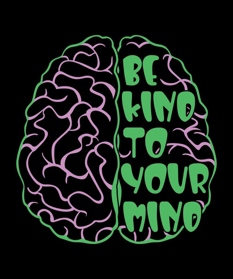 Be Kind To Your Mind Mental Health Matters Awareness T T Shirt
