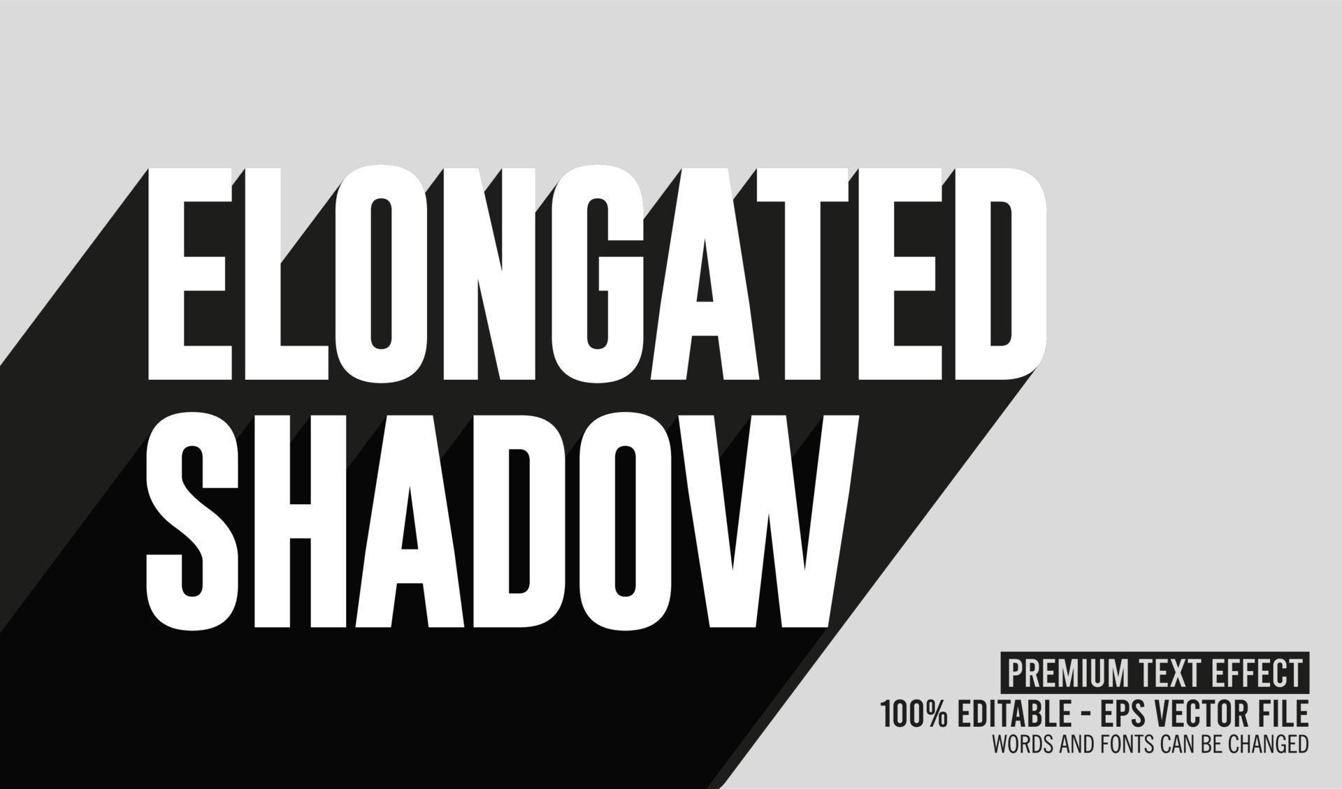 Black drop shadow editable text effect 12026602 Vector Art at Vecteezy