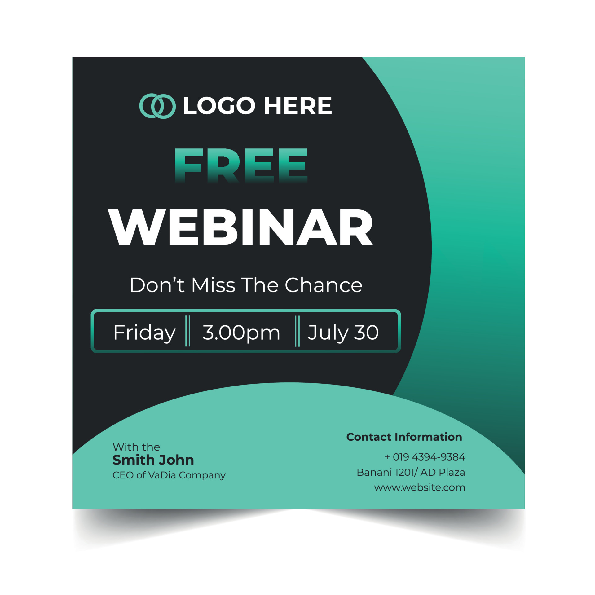 Free Webinar Social Media Instagram Post Template Design 12032893 ... Free Webinar Social Media Instagram Post Template Design 12032893 ...