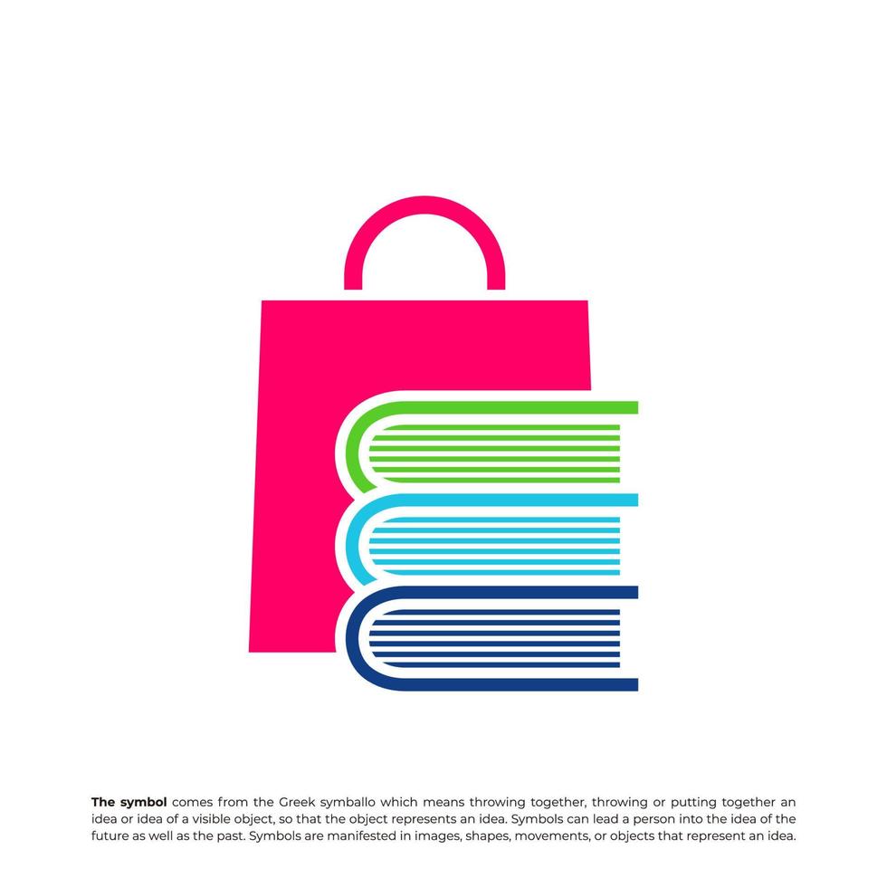 Book Shop Logo Vector. Shop Book logo design concept template. Creative Simple Icon Symbol ...