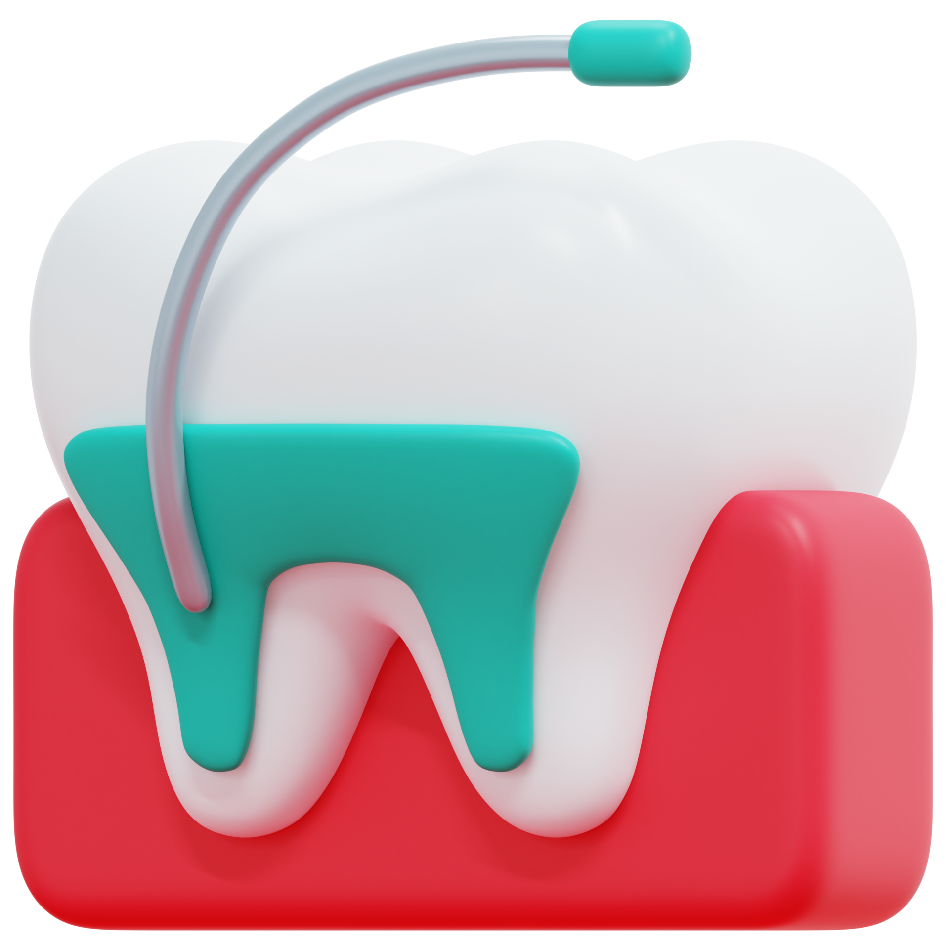 Root Canal 3d Render Icon Illustration 12041745 Png