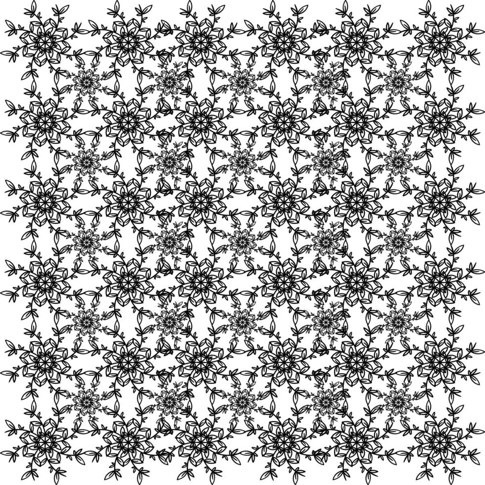 Floral Elements Seamless Pattern Background Design 12043521 Vector Art