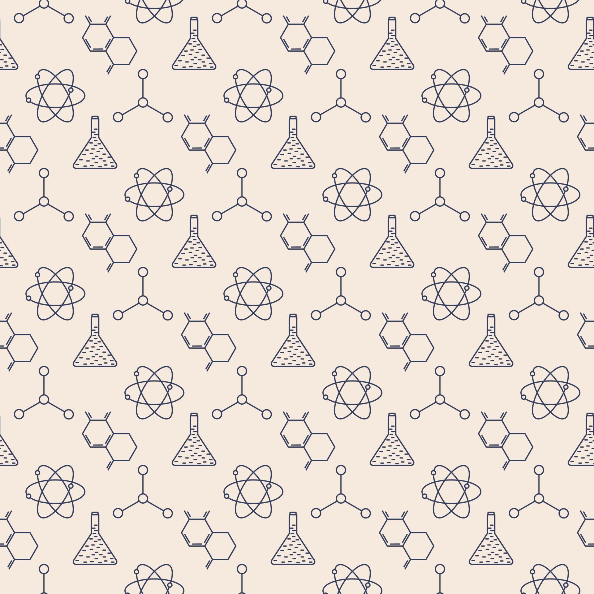 seamless pattern with science elements 12044603 Vector Art at Vecteezy
