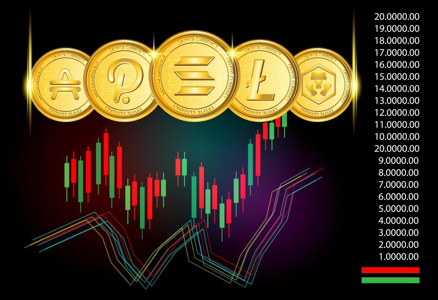 set of cryptocurrency poster design 12046083 Vector Art at Vecteezy set of cryptocurrency poster design 12046083 Vector Art at Vecteezy