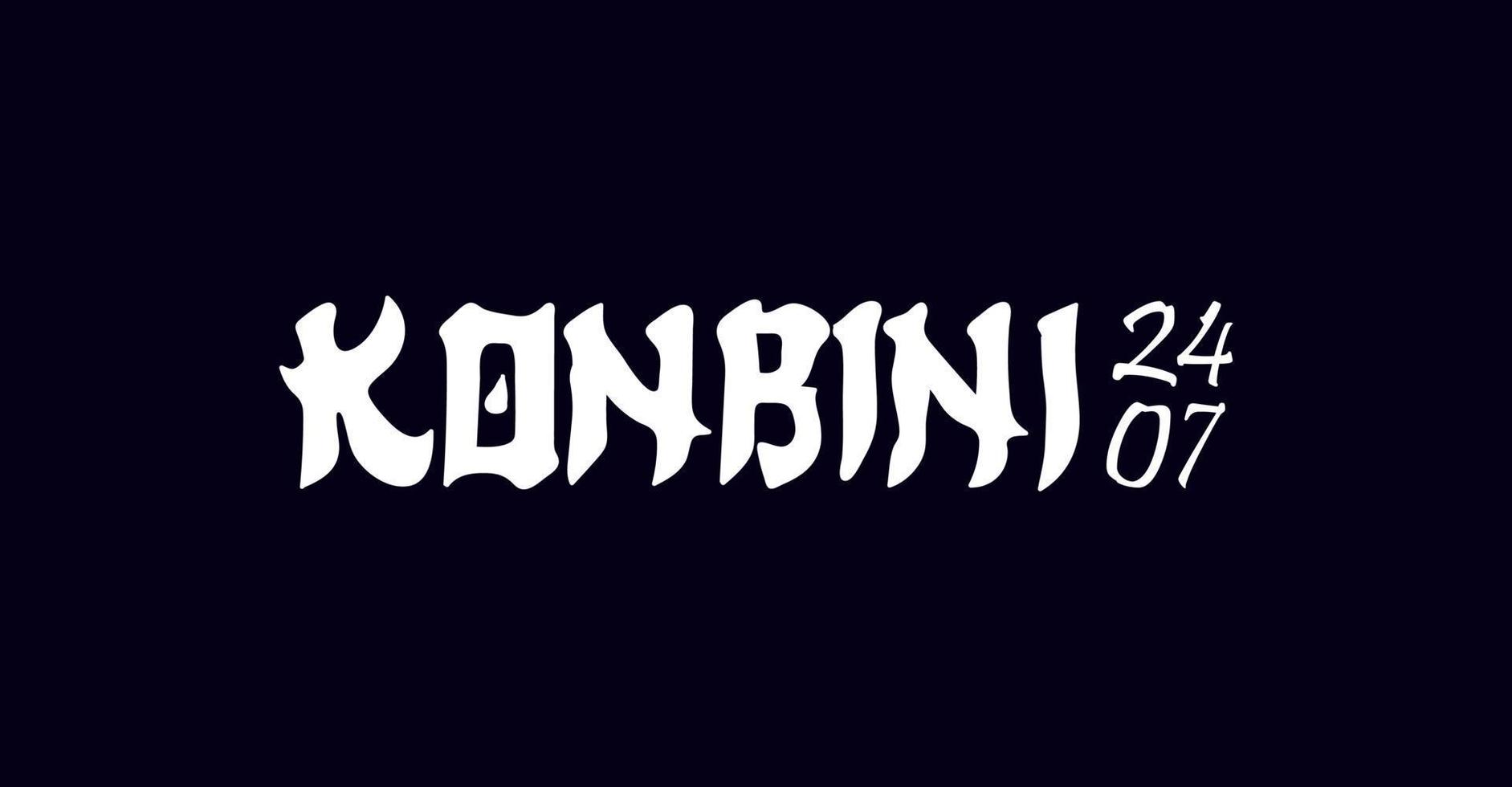 Konbini Convenience Store Logo 12051819 Vector Art At Vecteezy