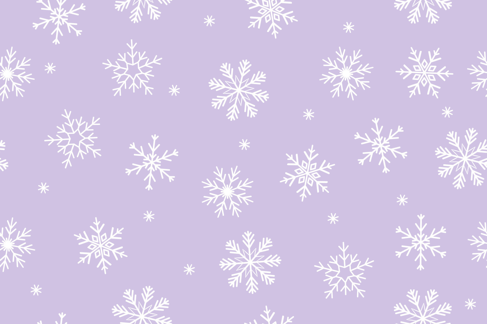 Purple Snowflake Wallpaper