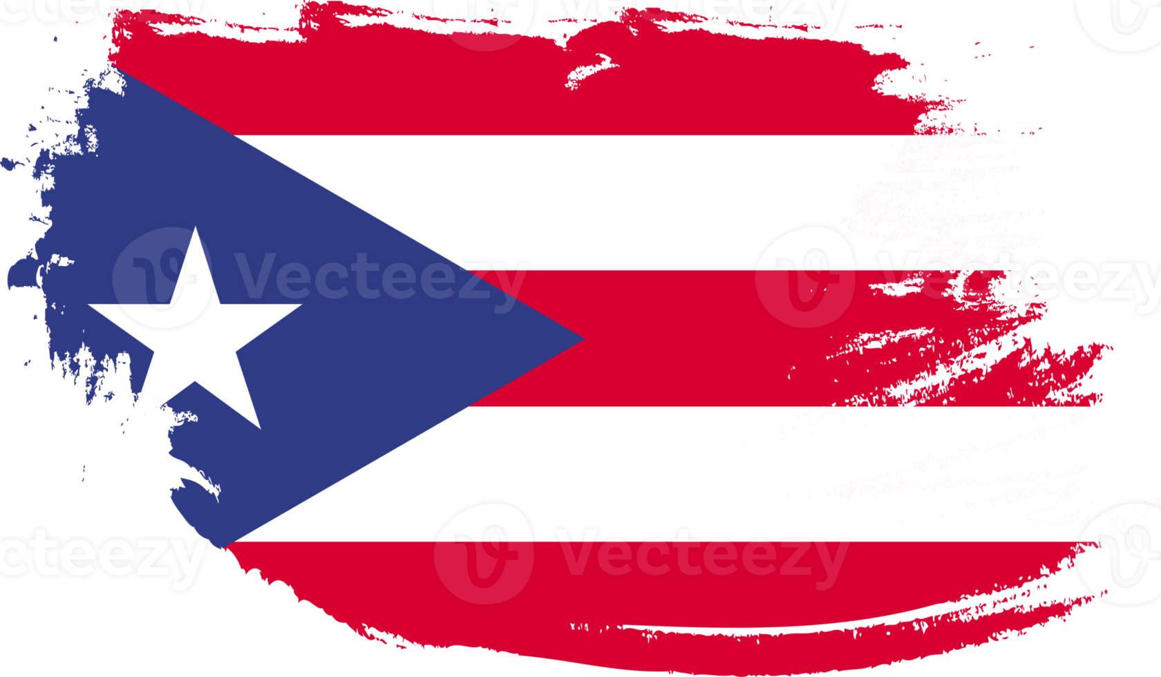 Puerto Rico flag with grunge texture 12056824 PNG