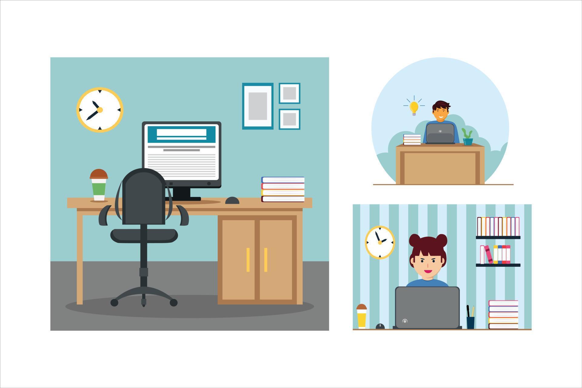 E Learning Flat Bundle Design 12062192 Vector Art at Vecteezy