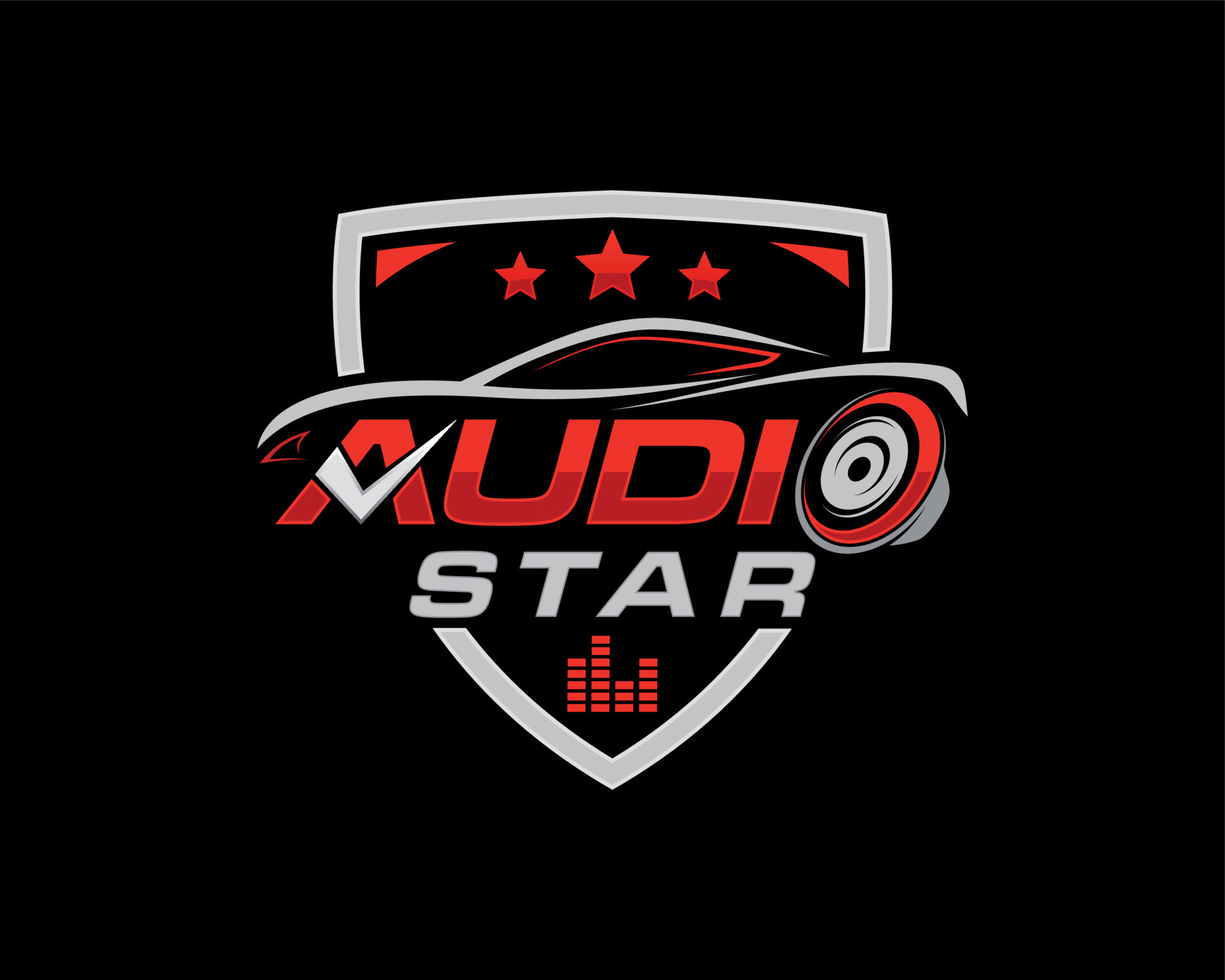 Car Audio Services Logo. Car and Music Logo design vector inspiration ... Car Audio Services Logo. Car and Music Logo design vector inspiration ...