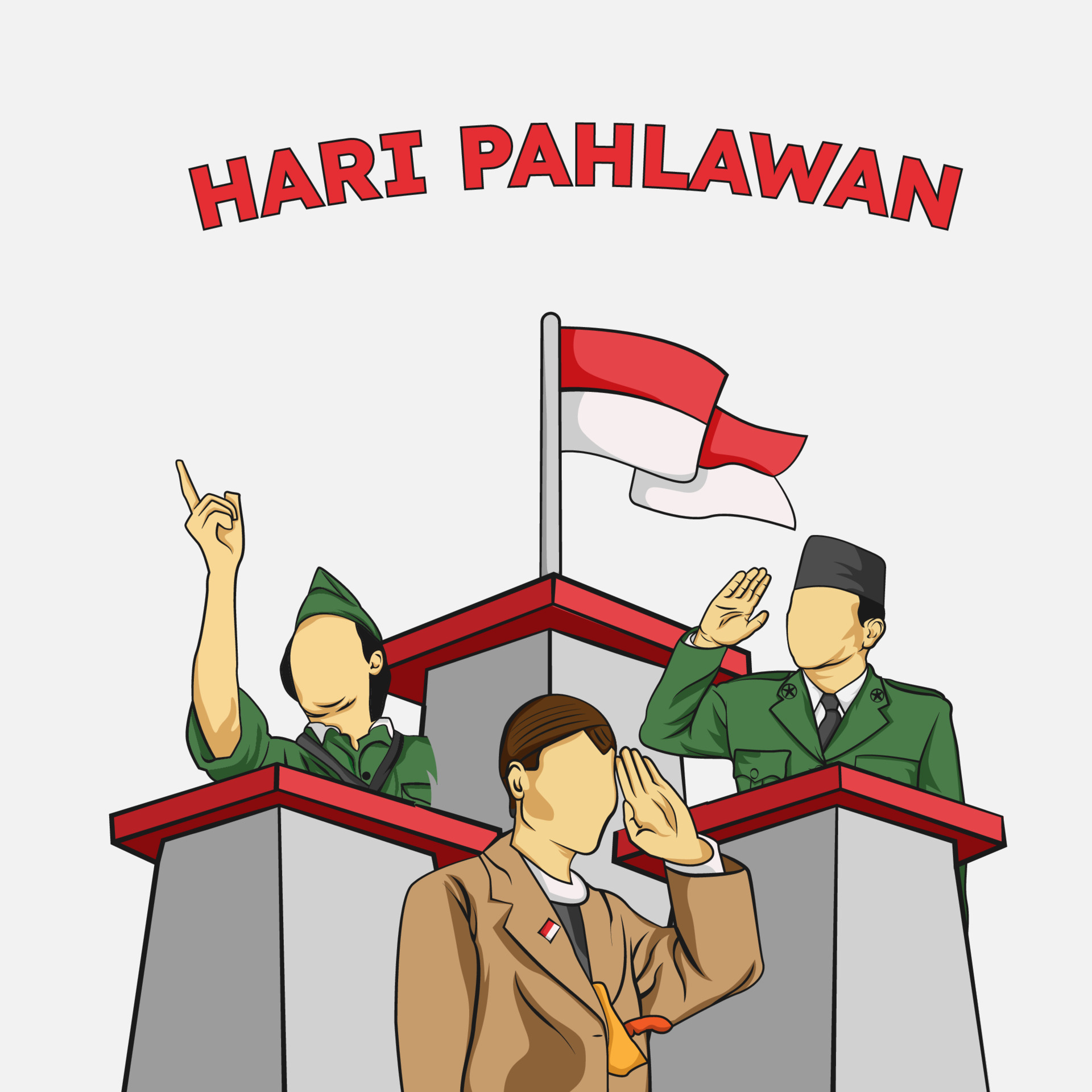 Selamat hari pahlawan Means Happy heroes national Indonesia day ... Selamat hari pahlawan Means Happy heroes national Indonesia day ...