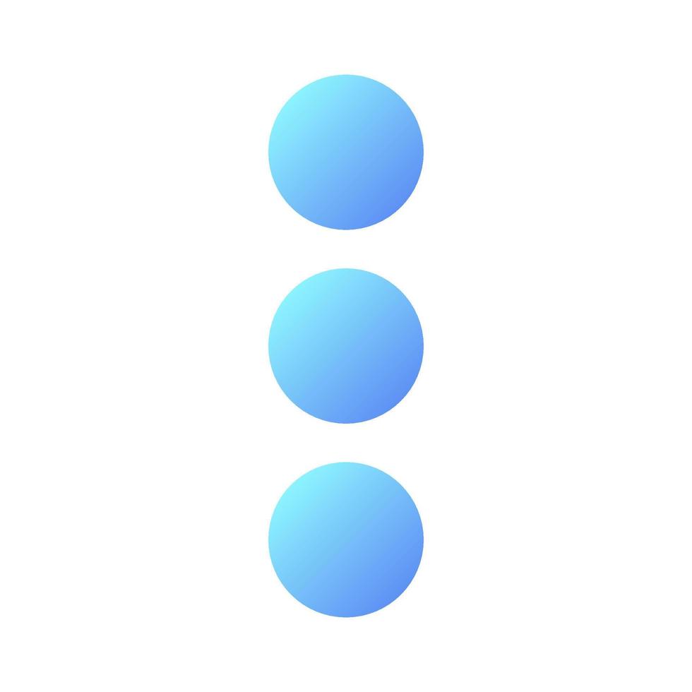 Ellipsis Menu Pixel Perfect Flat Gradient Color Ui Icon Additional Commands Program Options