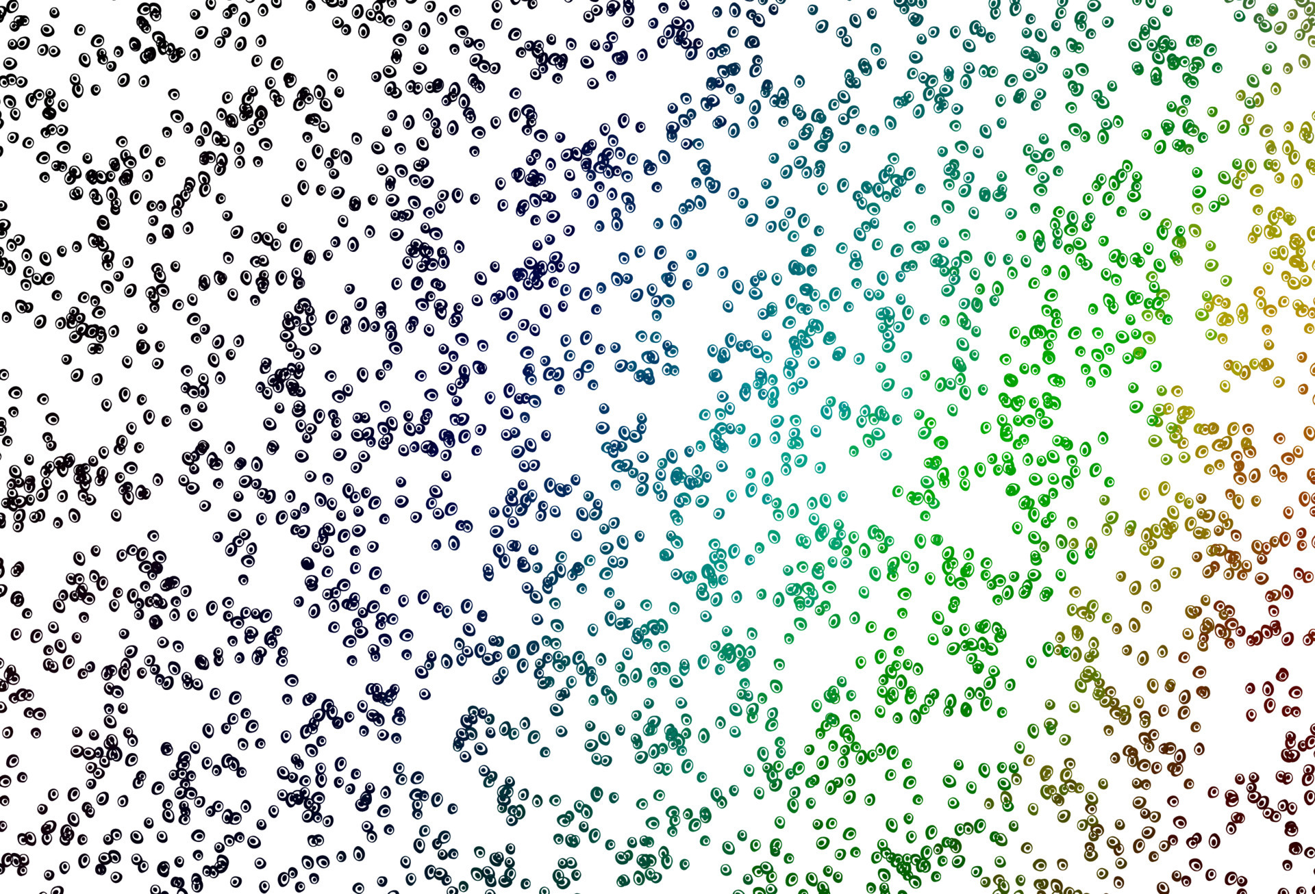 Light Multicolor Rainbow Vector Texture With Disks 12065763 Vector