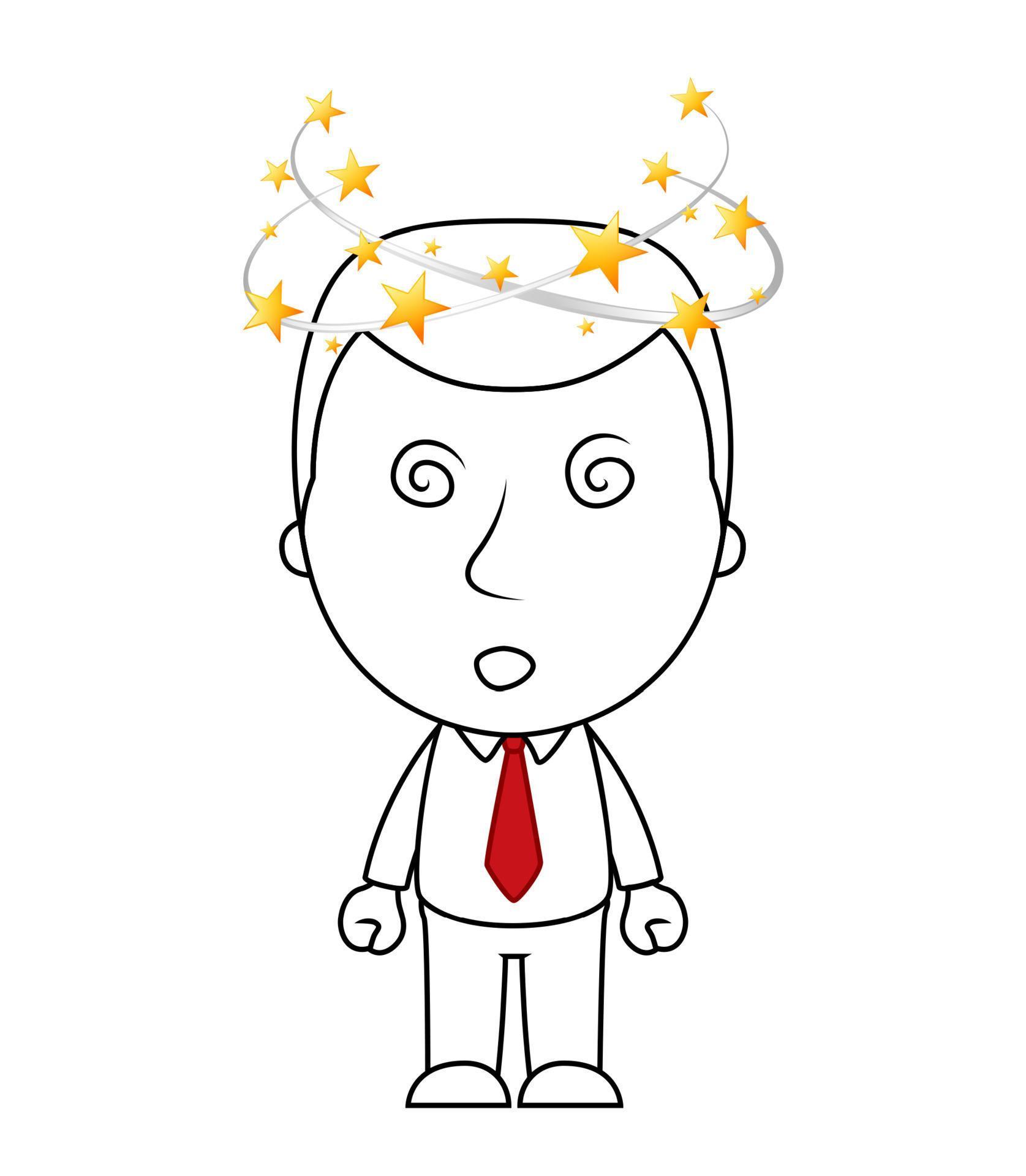 Expressed Cartoon Businessman Character Illustration Potrait 12070213