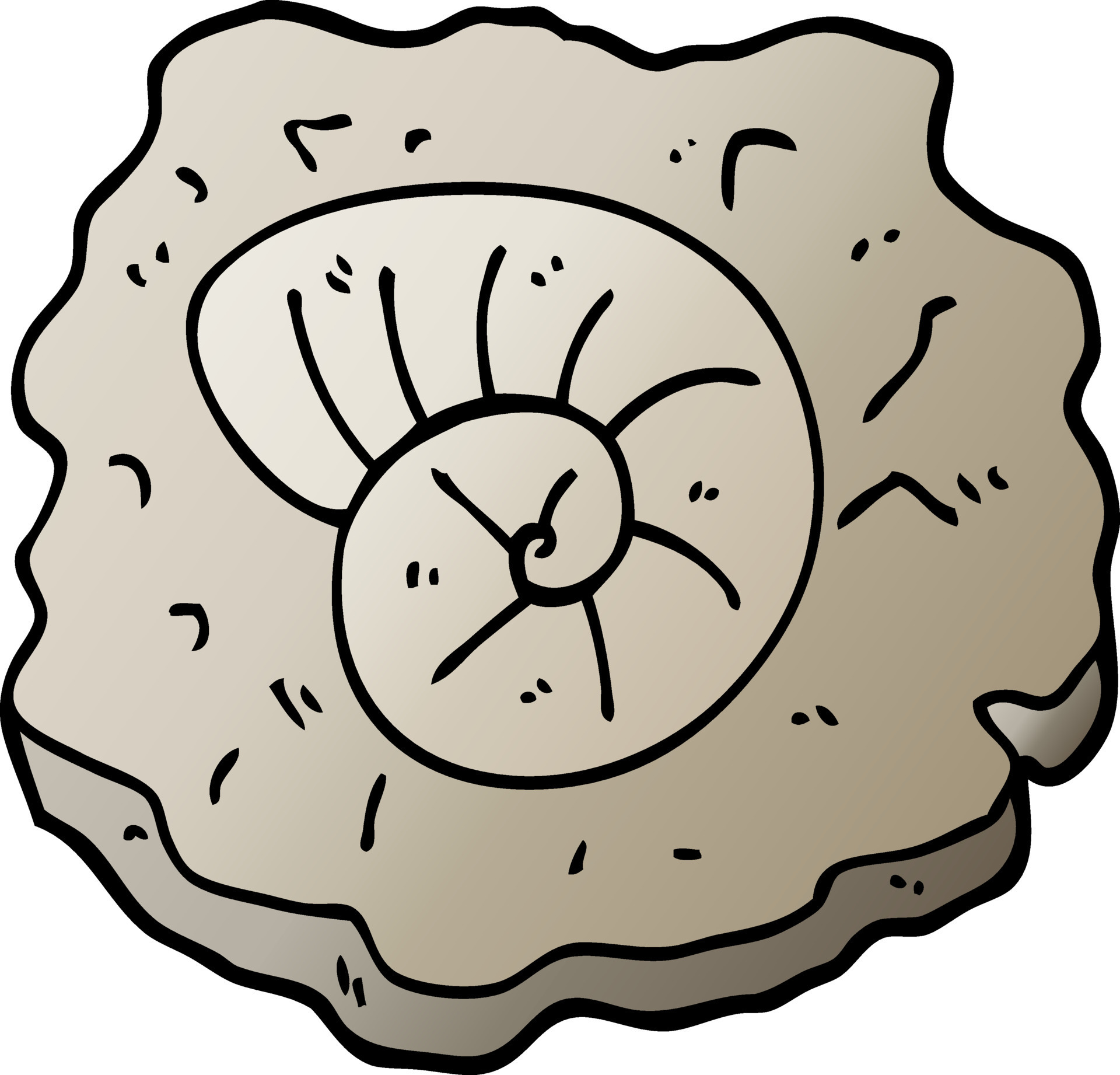 vector gradient illustration cartoon ancient fossil 12071905 Vector Art ... vector gradient illustration cartoon ancient fossil 12071905 Vector Art ...