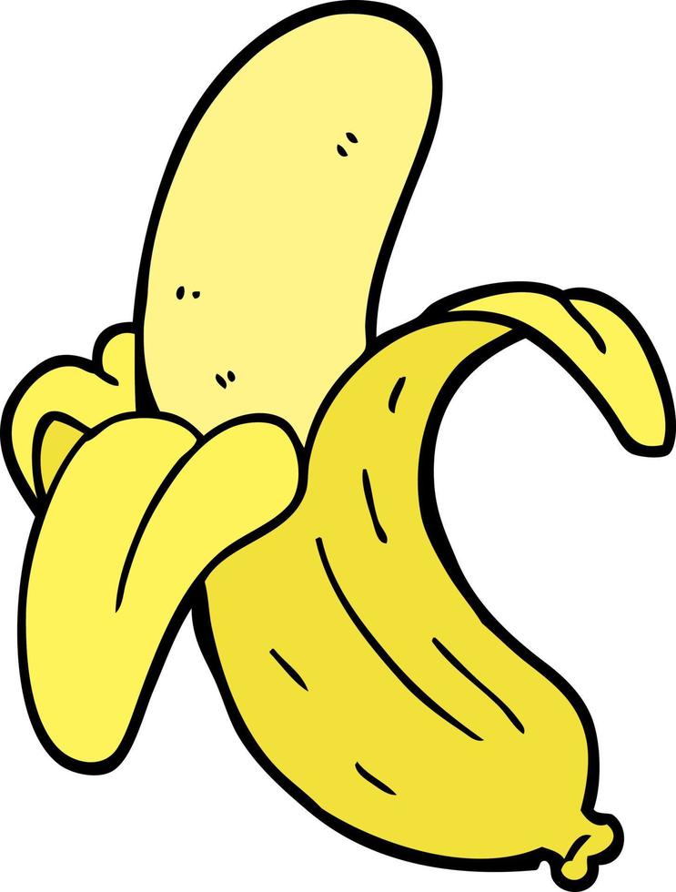 hand drawn doodle style cartoon banana 12072345 Vector Art at Vecteezy