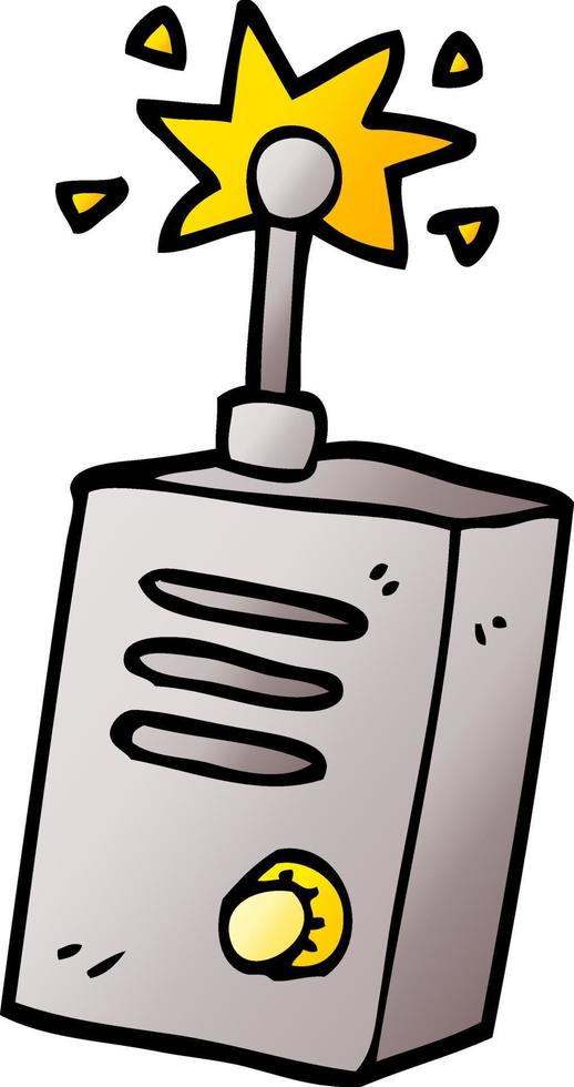 Vector Gradient Illustration Cartoon Walkie Talkie 12073746 Vector Art At Vecteezy