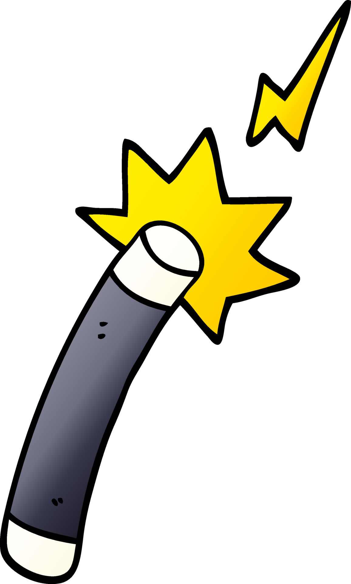 vector gradient illustration cartoon magician wand 12078481 Vector Art ... vector gradient illustration cartoon magician wand 12078481 Vector Art ...