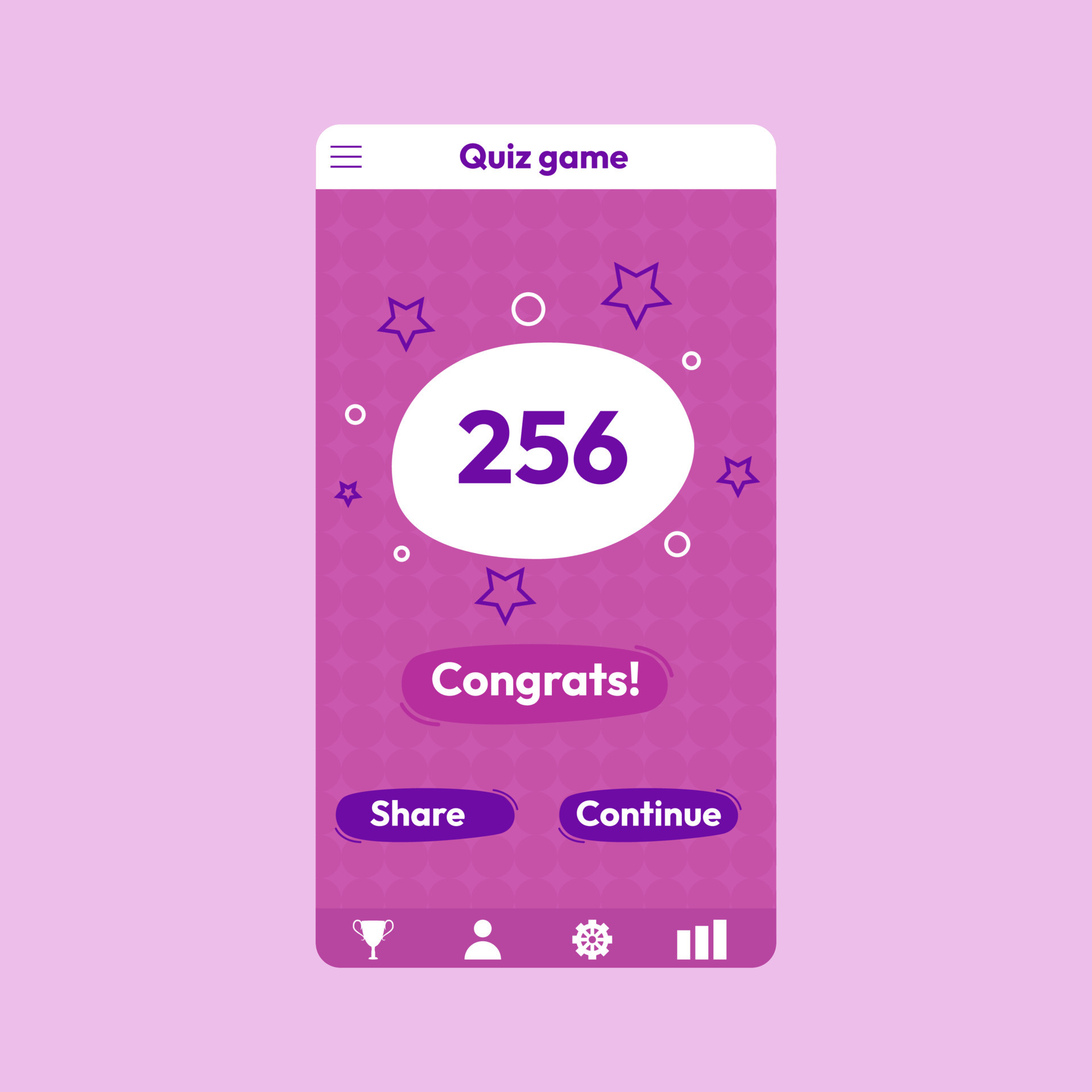 Quiz Test Lottery Millionaire Menu Template Quiz Game Frame