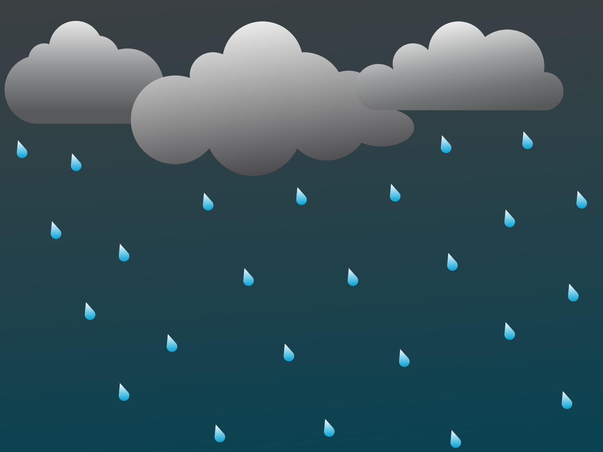 ilustración vectorial del clima nublado de lluvia intensa con estilo de ... ilustración vectorial del clima nublado de lluvia intensa con estilo de ...