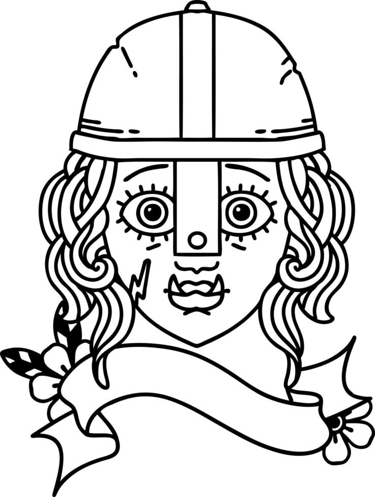 Black and White Tattoo linework Style orc fighter character face ... Black and White Tattoo linework Style orc fighter character face ...