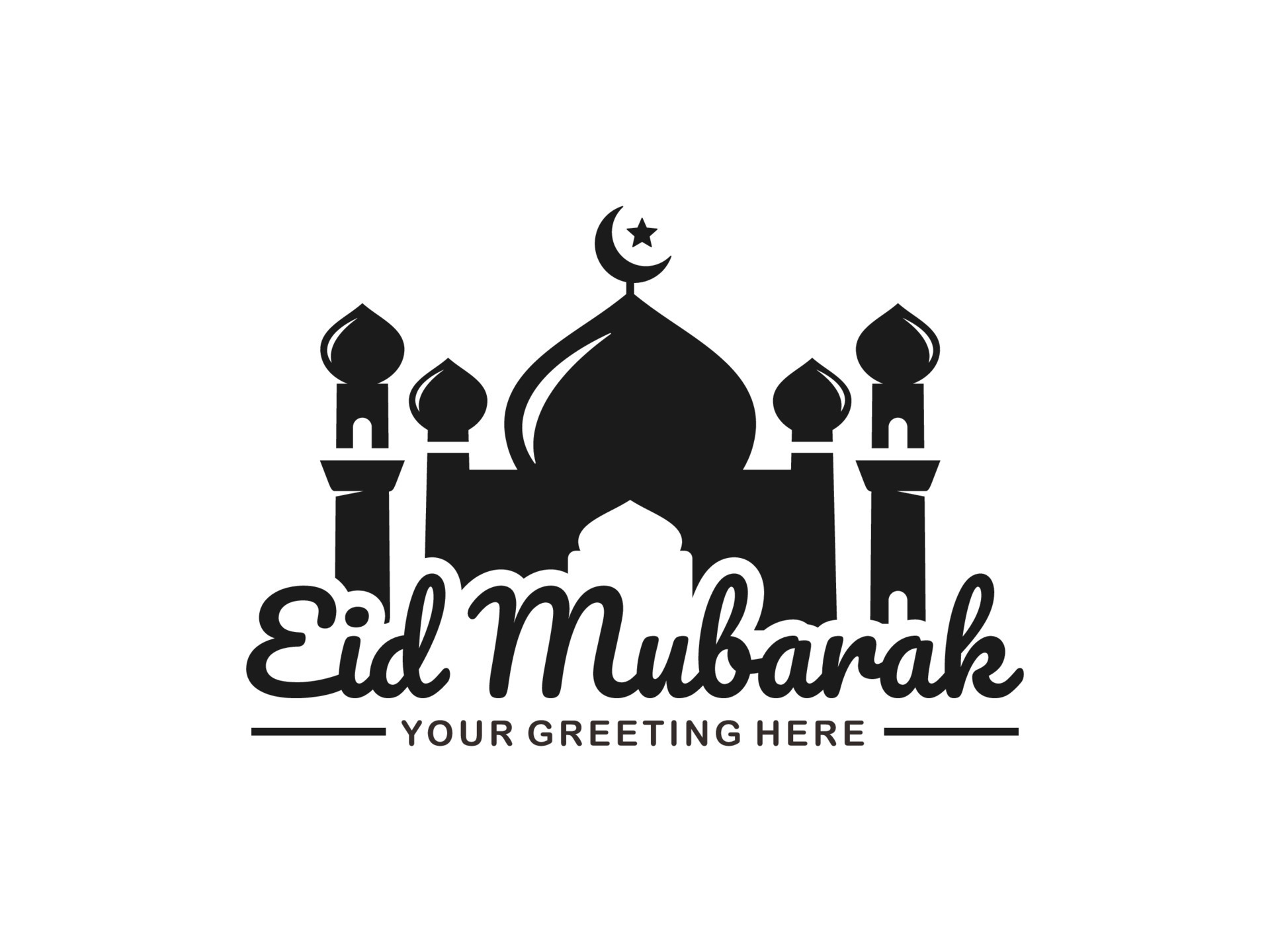 Eid mubarak logo design vector 12101391 Vector Art at Vecteezy Eid mubarak logo design vector 12101391 Vector Art at Vecteezy