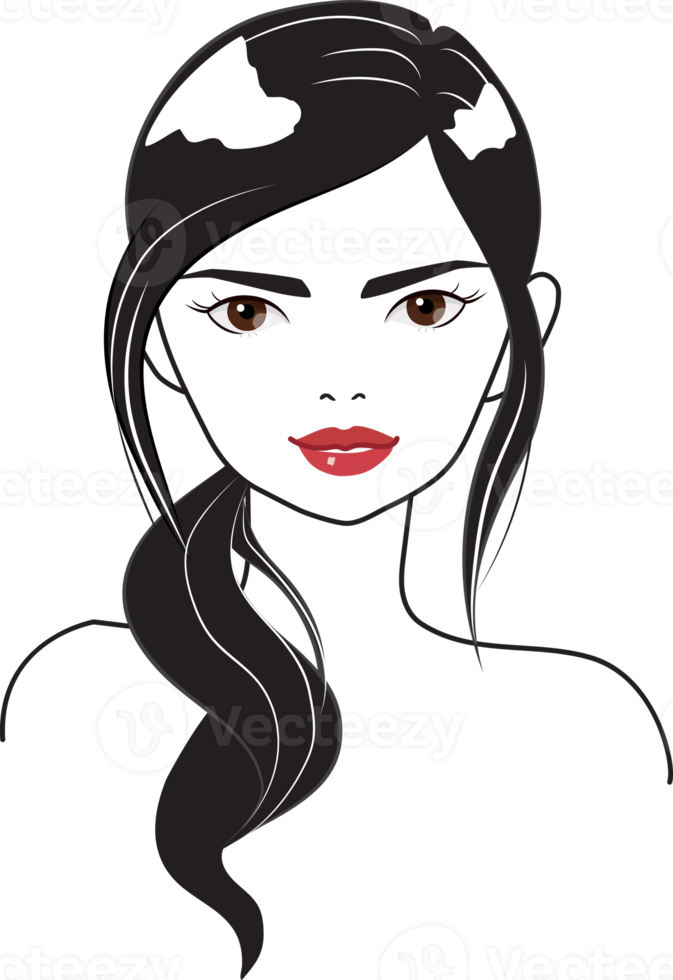 Woman Face Portrait In Different Hair Style 12104128 Png