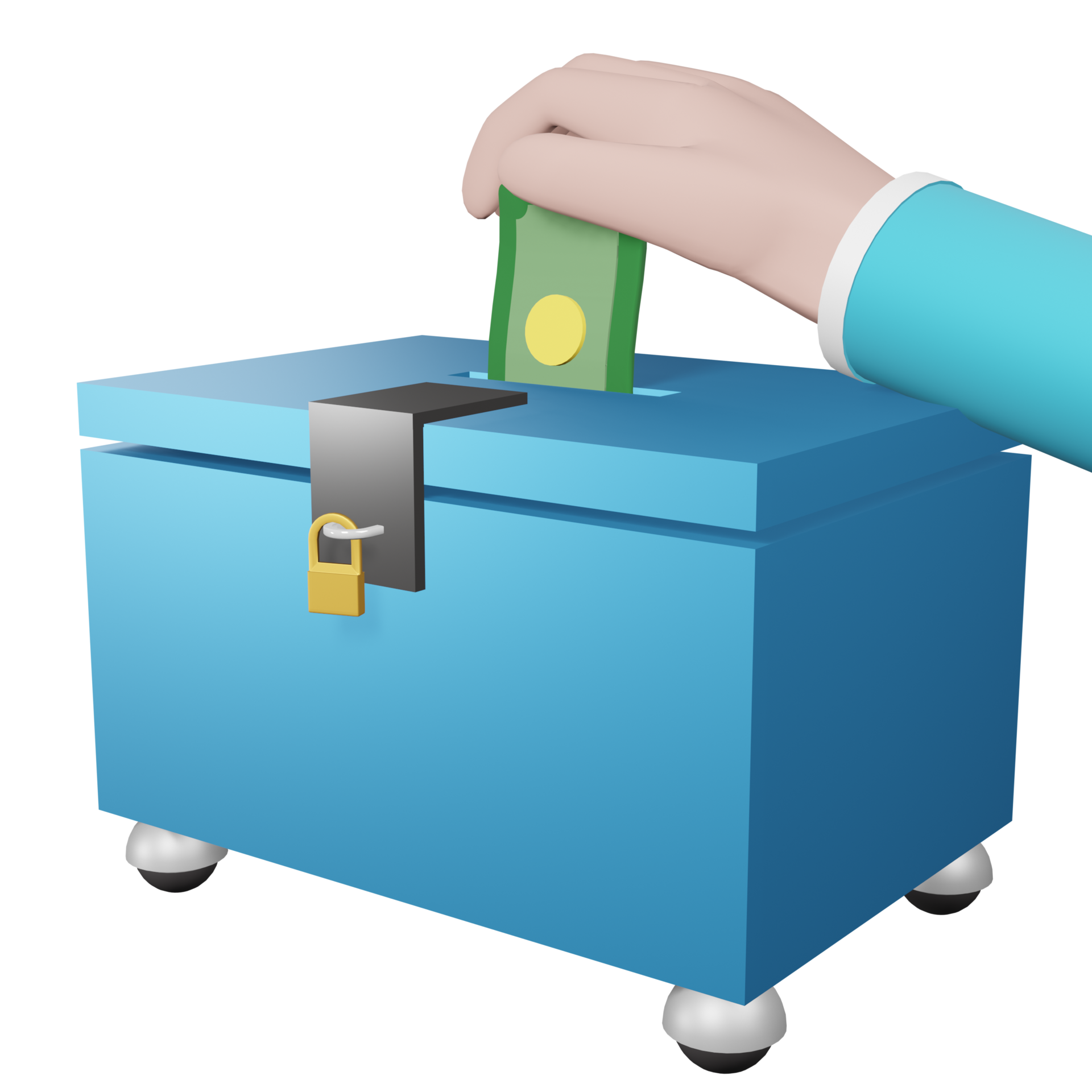3D Rendering Donation Box 12104437 PNG 3d-rendering-donation-box-12104437-png