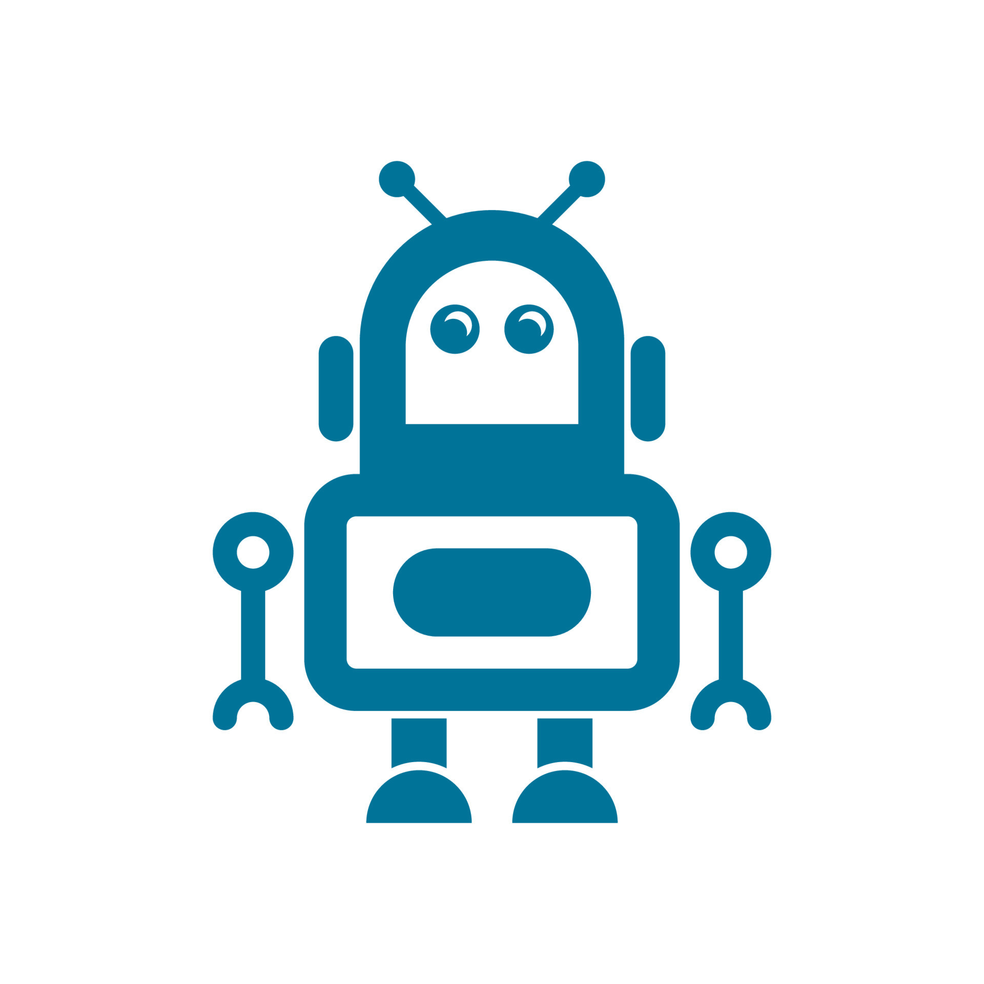 Robot icon vector illustration 12111002 Vector Art at Vecteezy