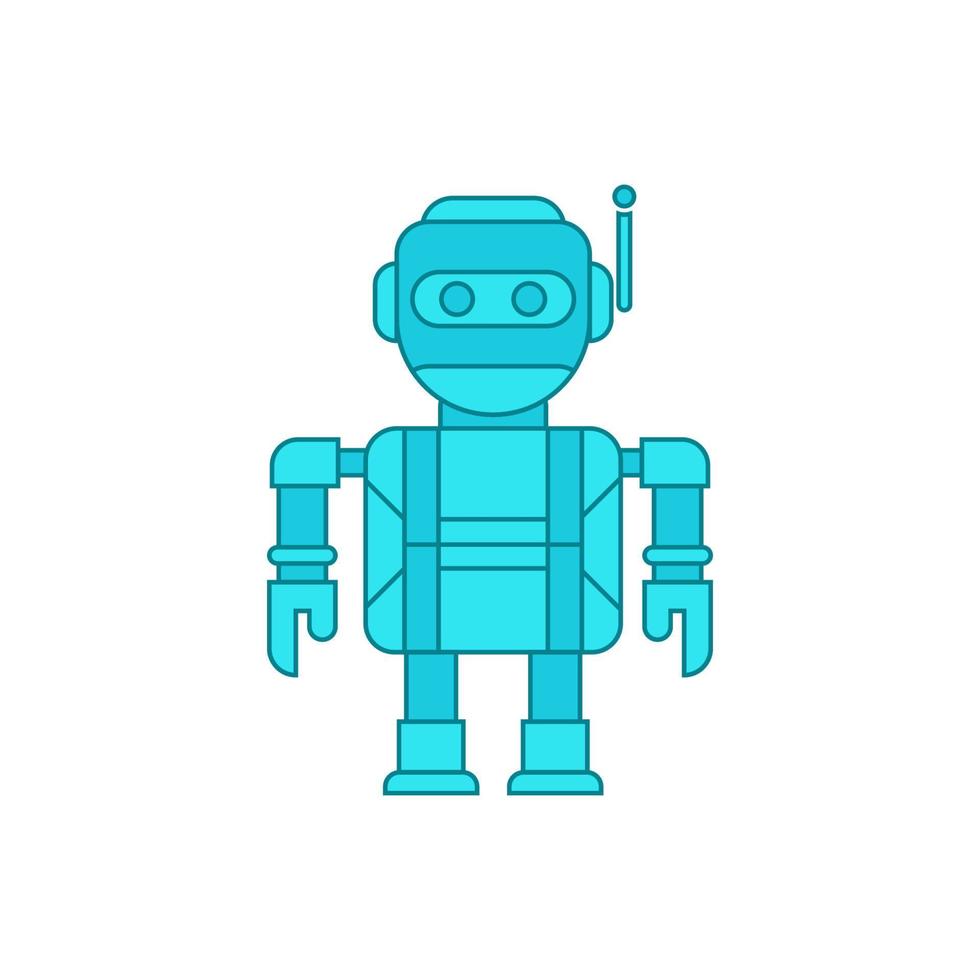 Robot Icon Vector Illustration 12111007 Vector Art At Vecteezy
