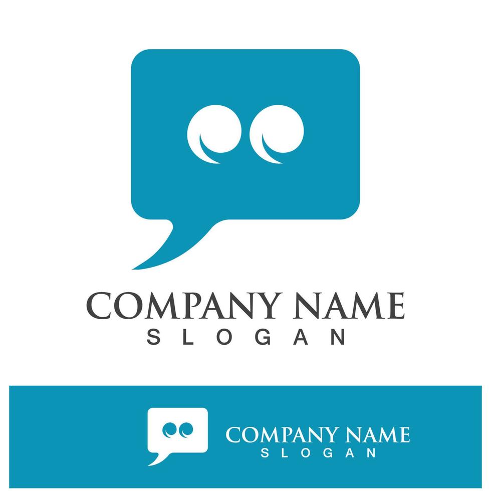 message bubble logo and symbol speech 12112988 Vector Art at Vecteezy