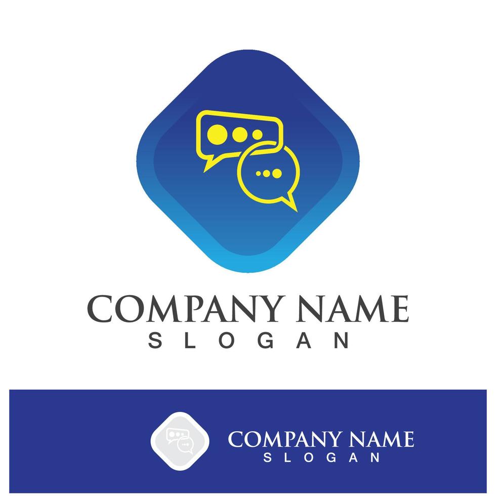 message bubble logo and symbol speech 12112992 Vector Art at Vecteezy