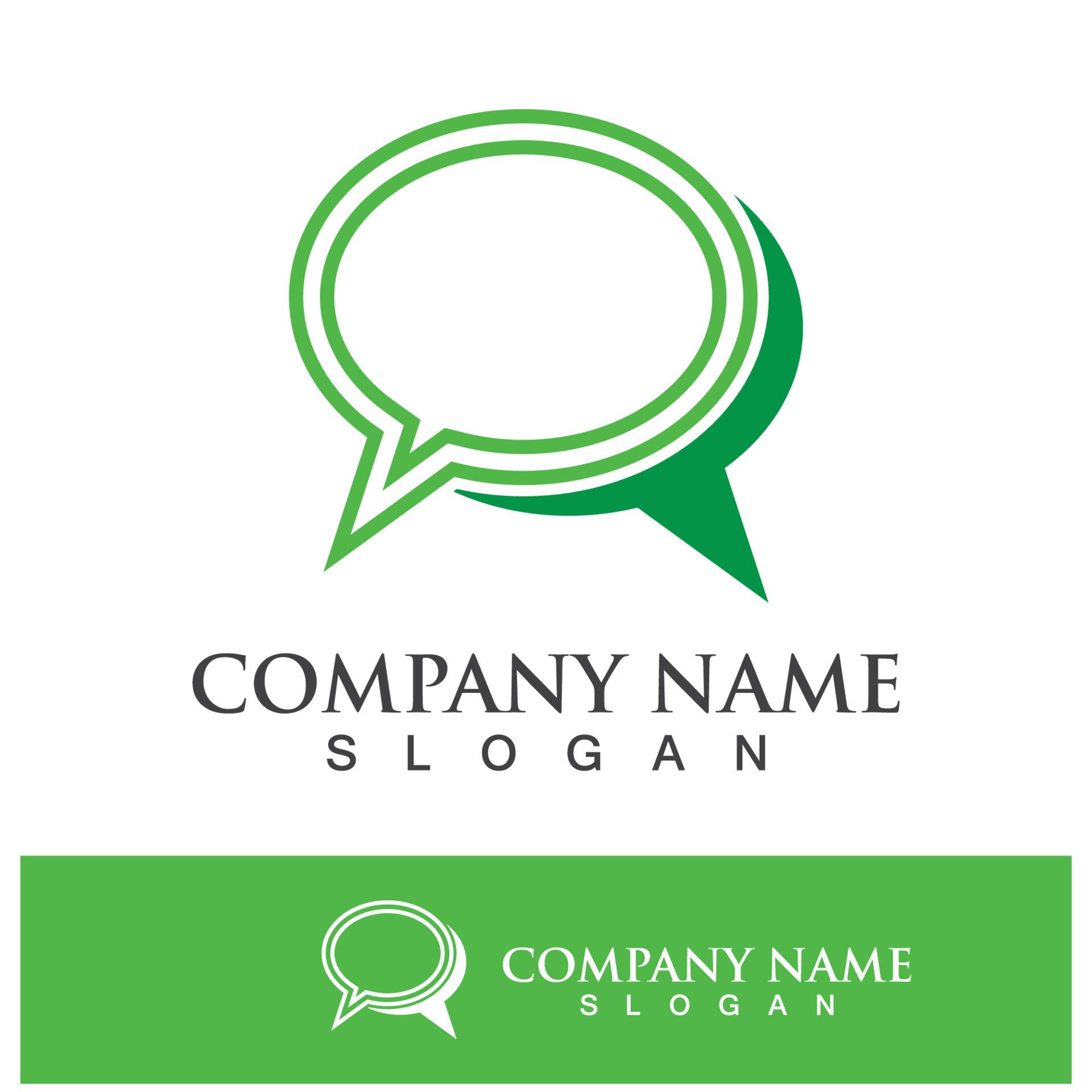 message bubble logo and symbol speech 12112996 Vector Art at Vecteezy