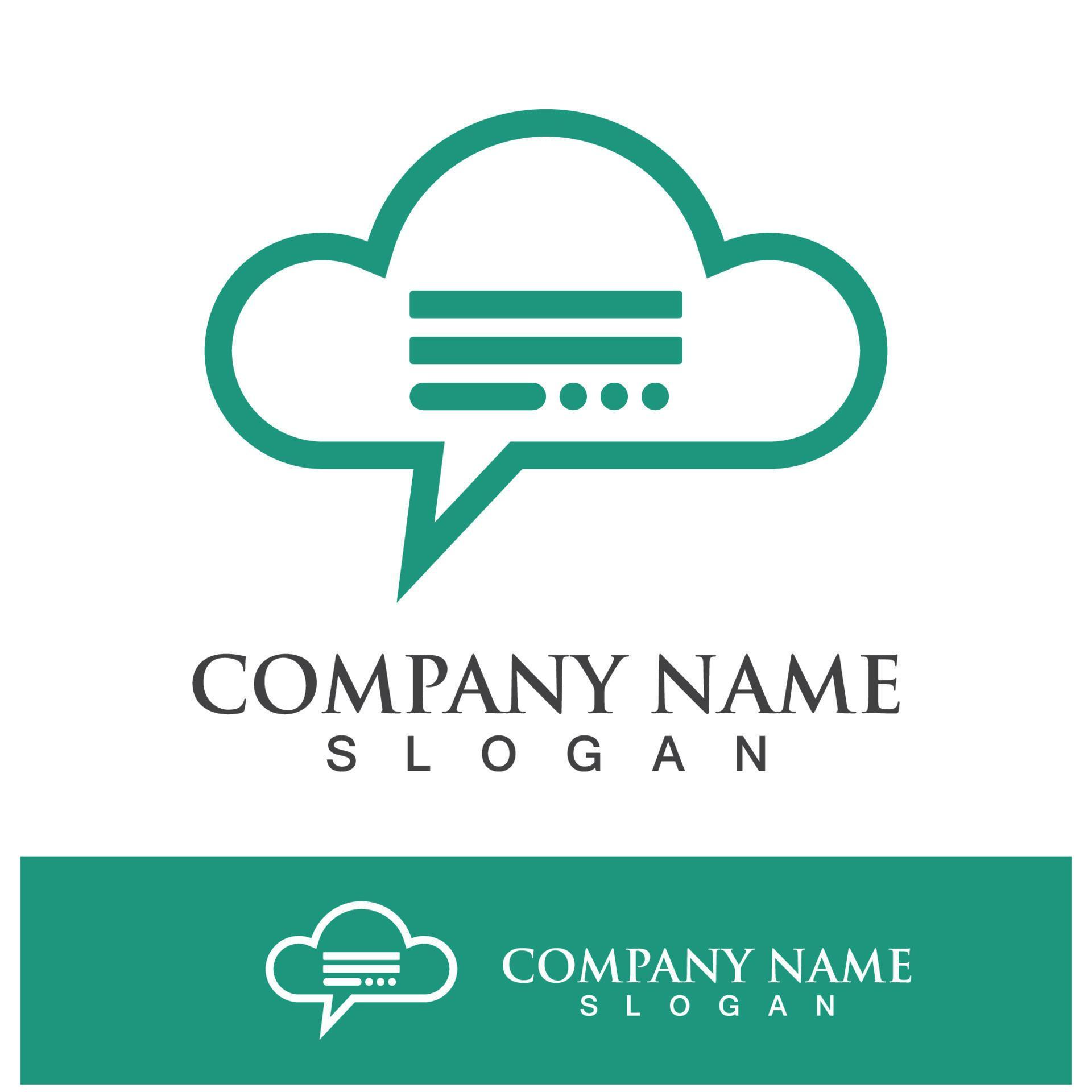 message bubble logo and symbol speech 12113003 Vector Art at Vecteezy