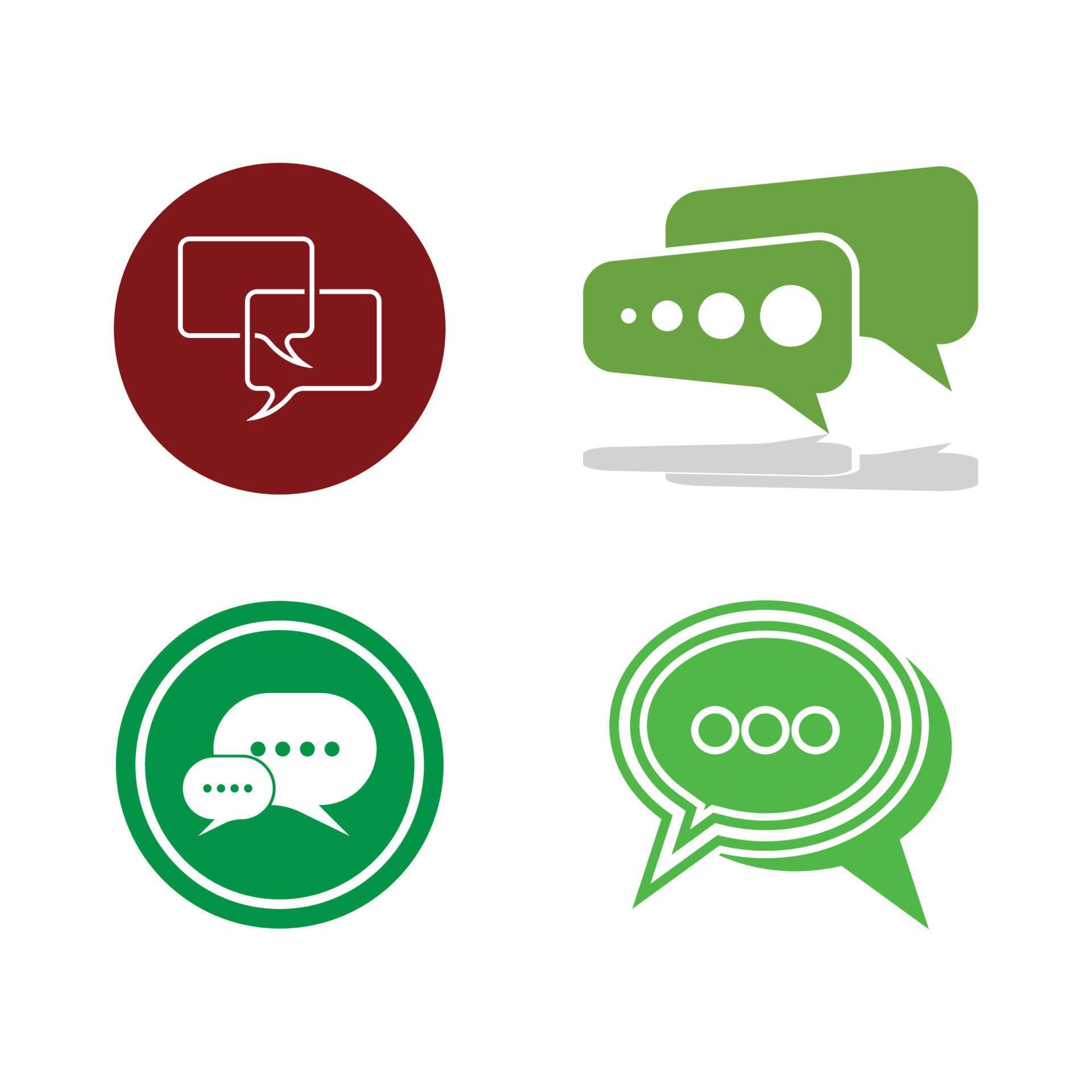 message bubble logo and symbol speech 12113061 Vector Art at Vecteezy