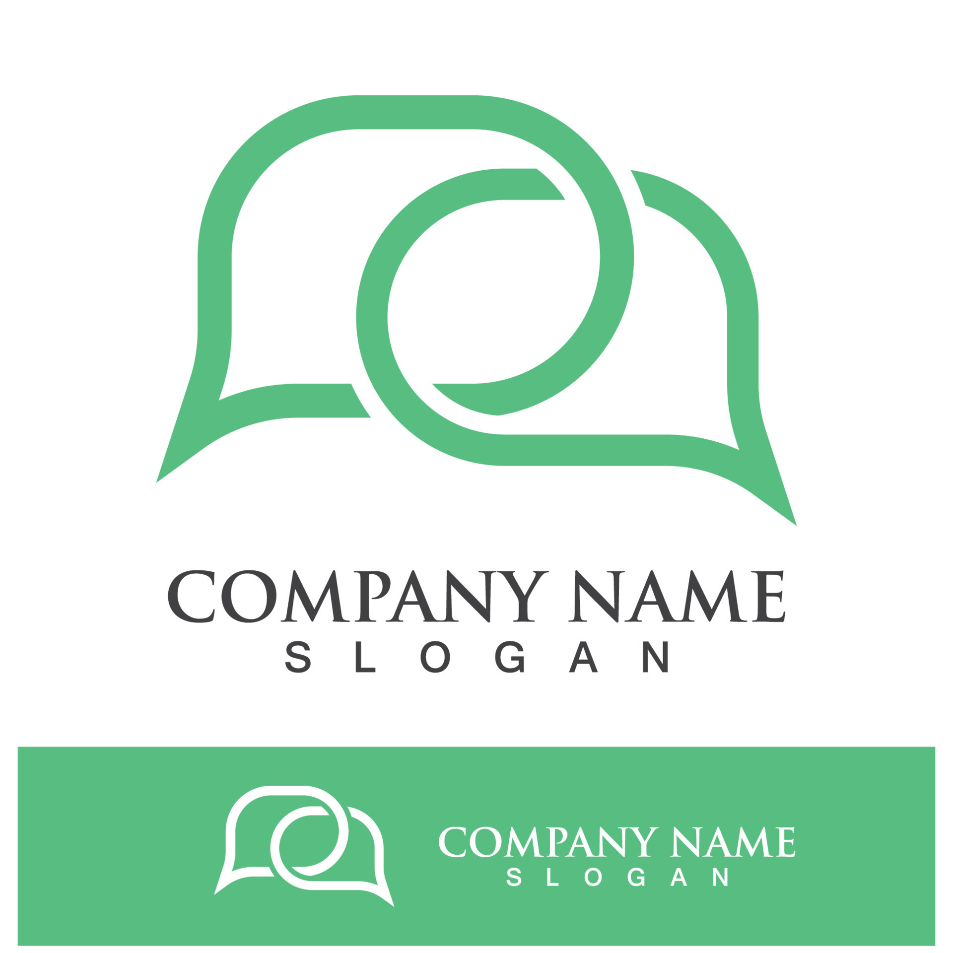 message bubble logo and symbol speech 12113068 Vector Art at Vecteezy