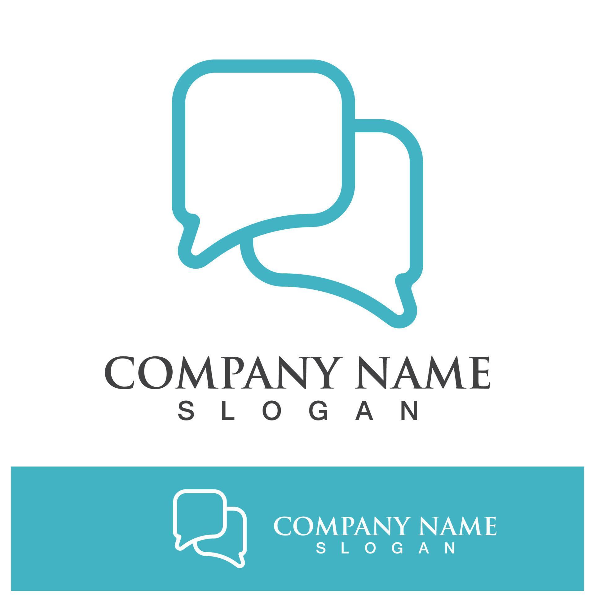 message bubble logo and symbol speech 12113077 Vector Art at Vecteezy