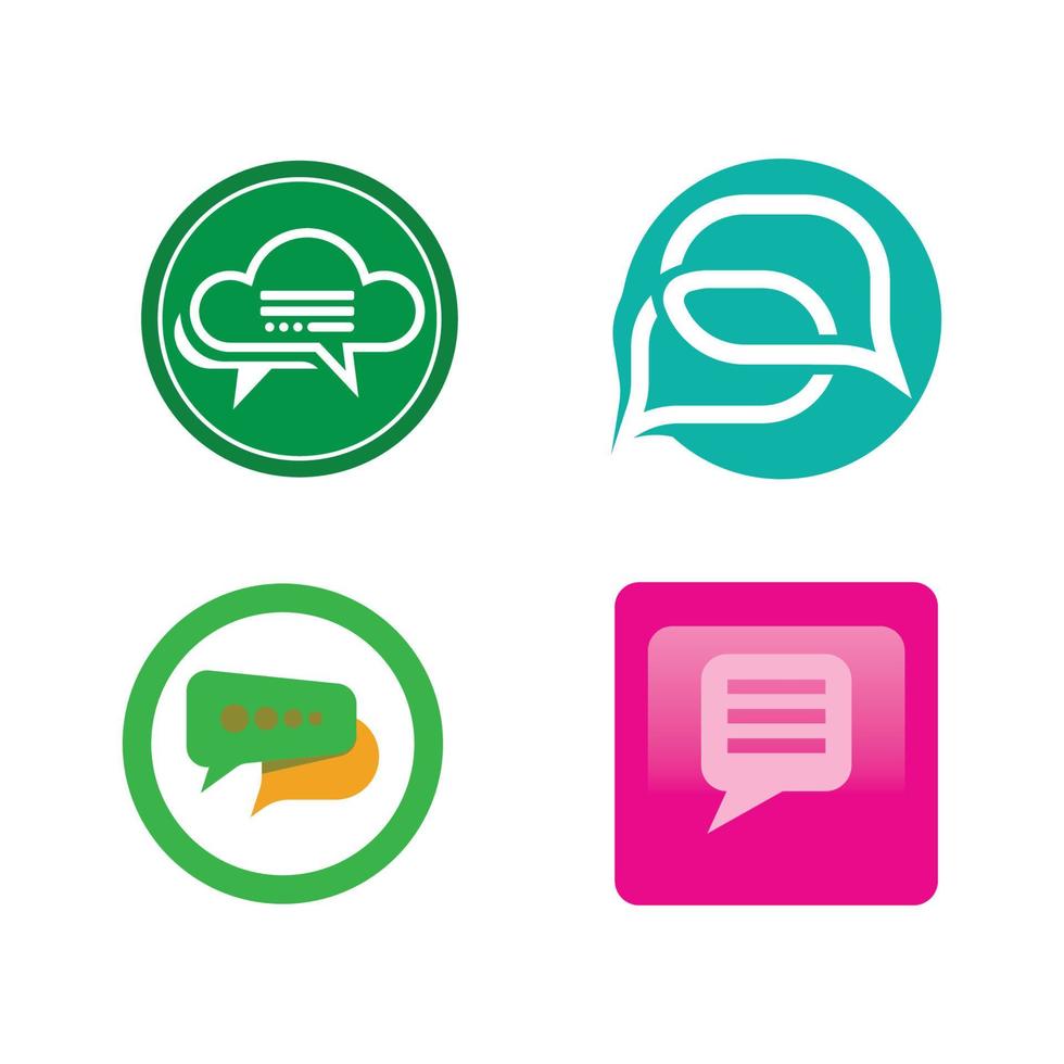 message bubble logo and symbol speech 12113084 Vector Art at Vecteezy