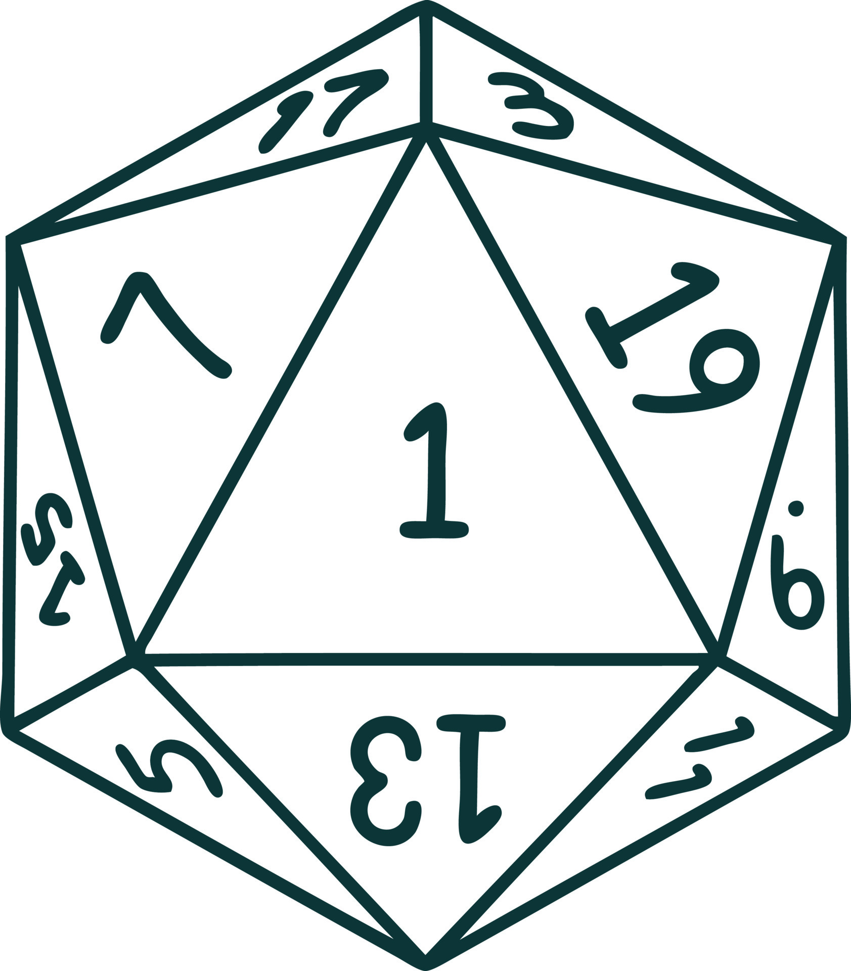 natural 1 D20 dice roll illustration 12123755 Vector Art at Vecteezy natural 1 D20 dice roll illustration 12123755 Vector Art at Vecteezy