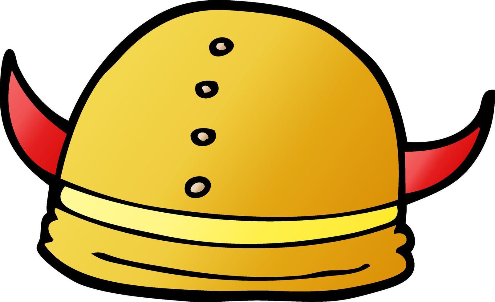 Cartoon Doodle Viking Helmet 12129264 Vector Art At Vecteezy