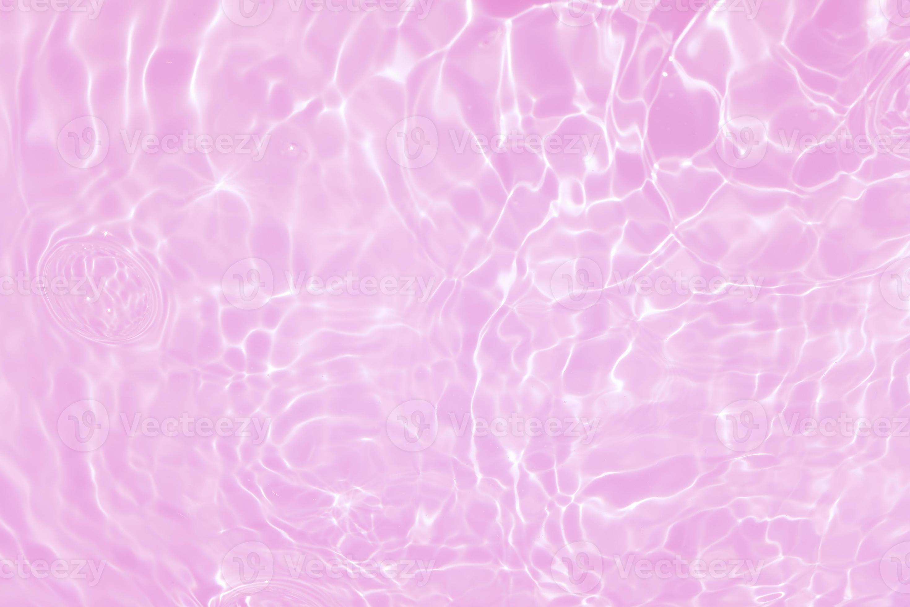 desenfoque borroso transparente color rosa claro agua tranquila textura superficial con ...