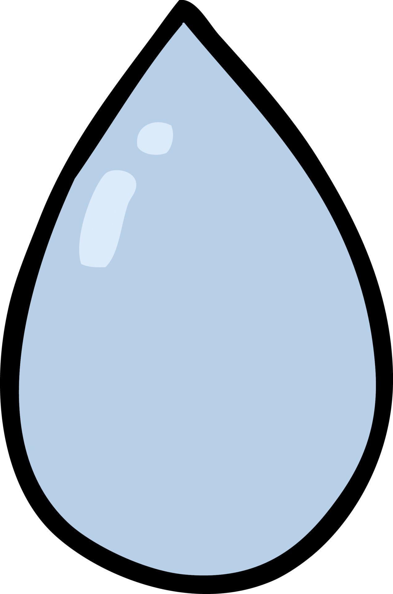 Cartoon Water Droplet 12138078 Vector Art At Vecteezy
