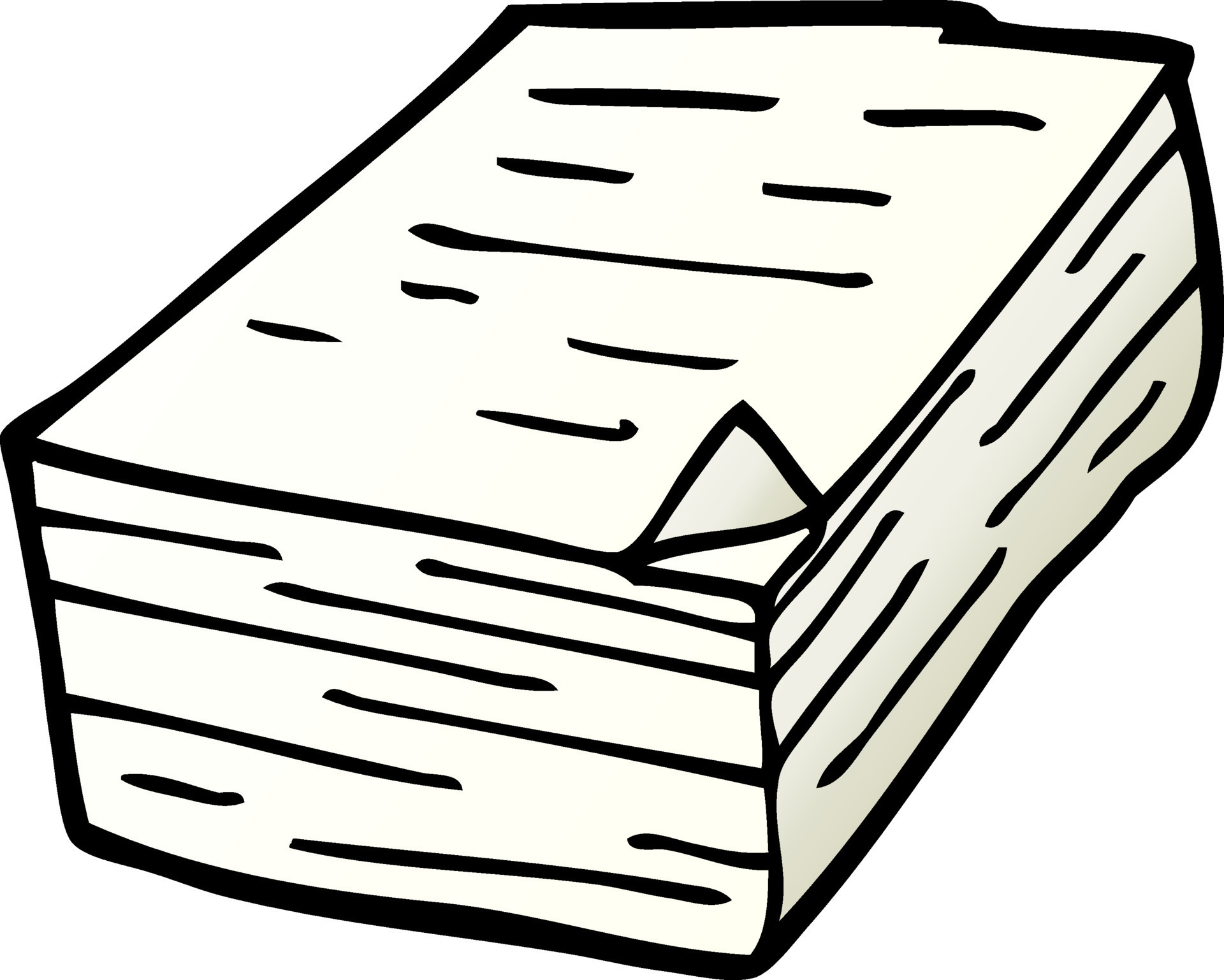 cartoon doodle pile of paper 12141513 Vector Art at Vecteezy