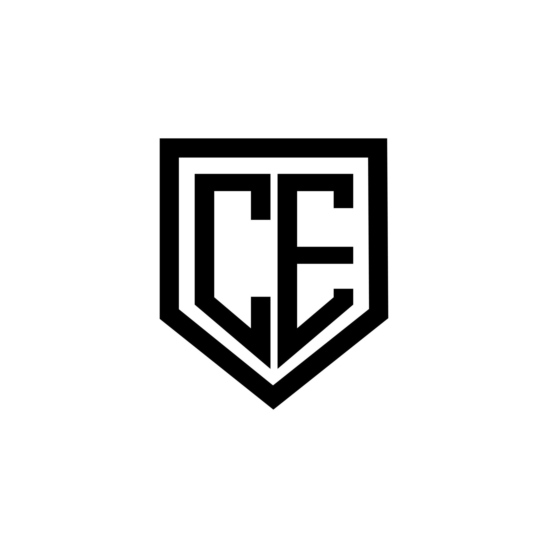 CE letter logo design with white background in illustrator. Vector logo, calligraphy designs for ...