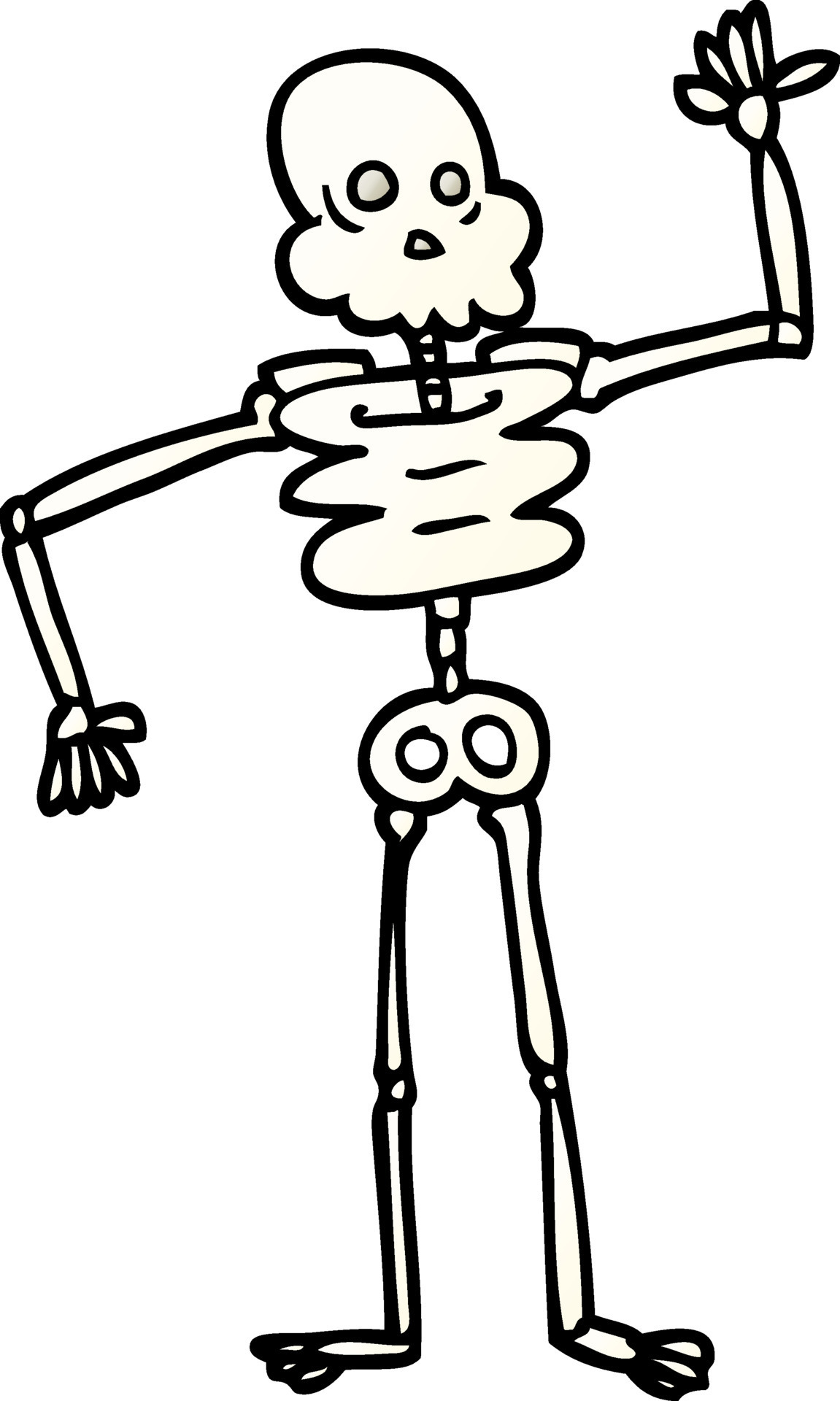 vector gradient illustration cartoon skeleton 12161403 Vector Art at ... vector gradient illustration cartoon skeleton 12161403 Vector Art at ...