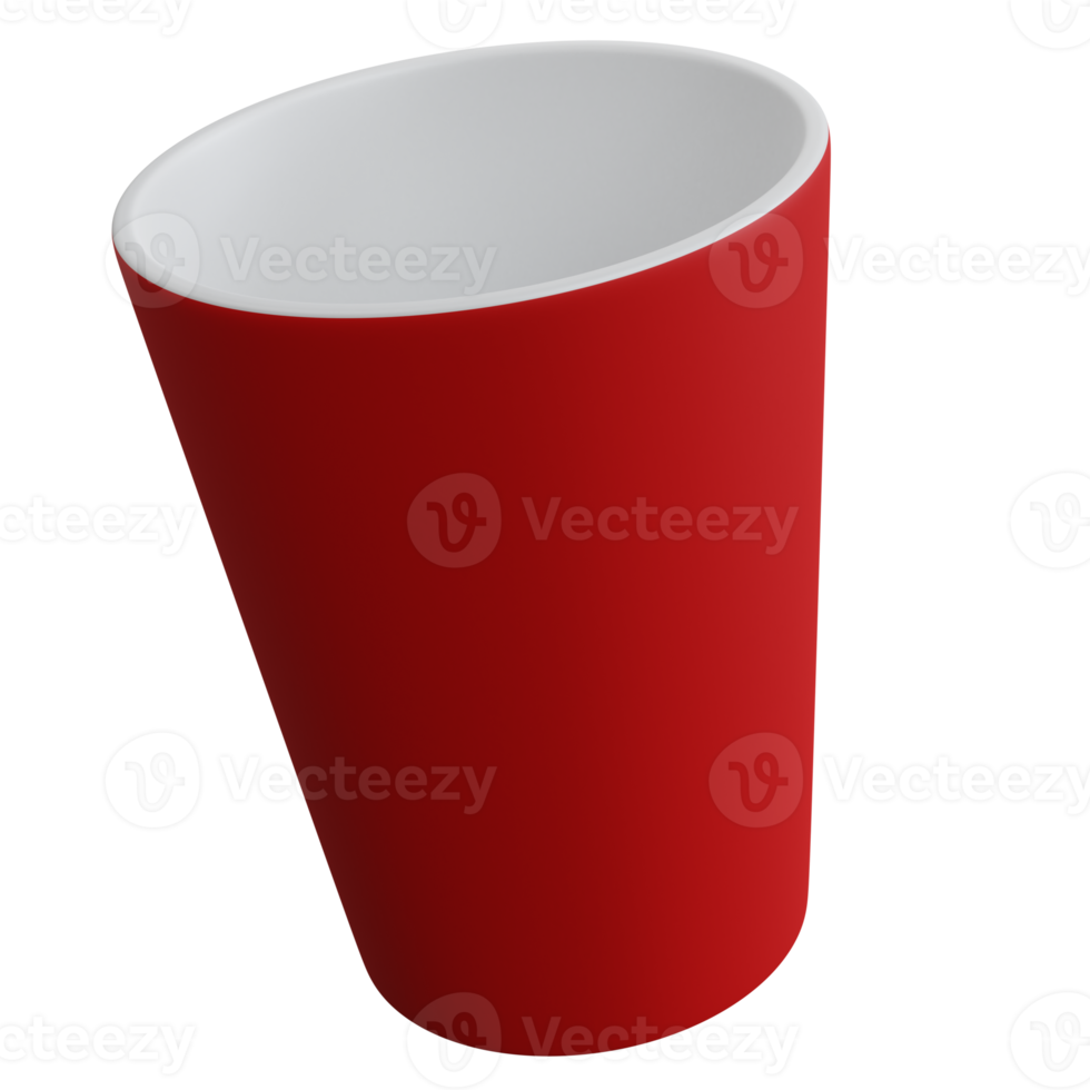 3d Rendering Empty Drinking Glass Isolated 12162881 Png